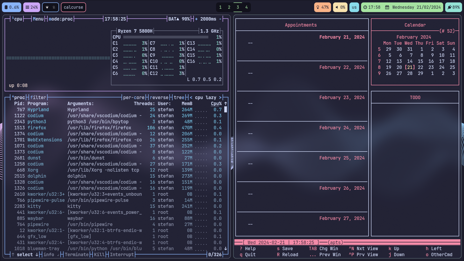 [Hyprland] Very simple catppuccin | Scrolller