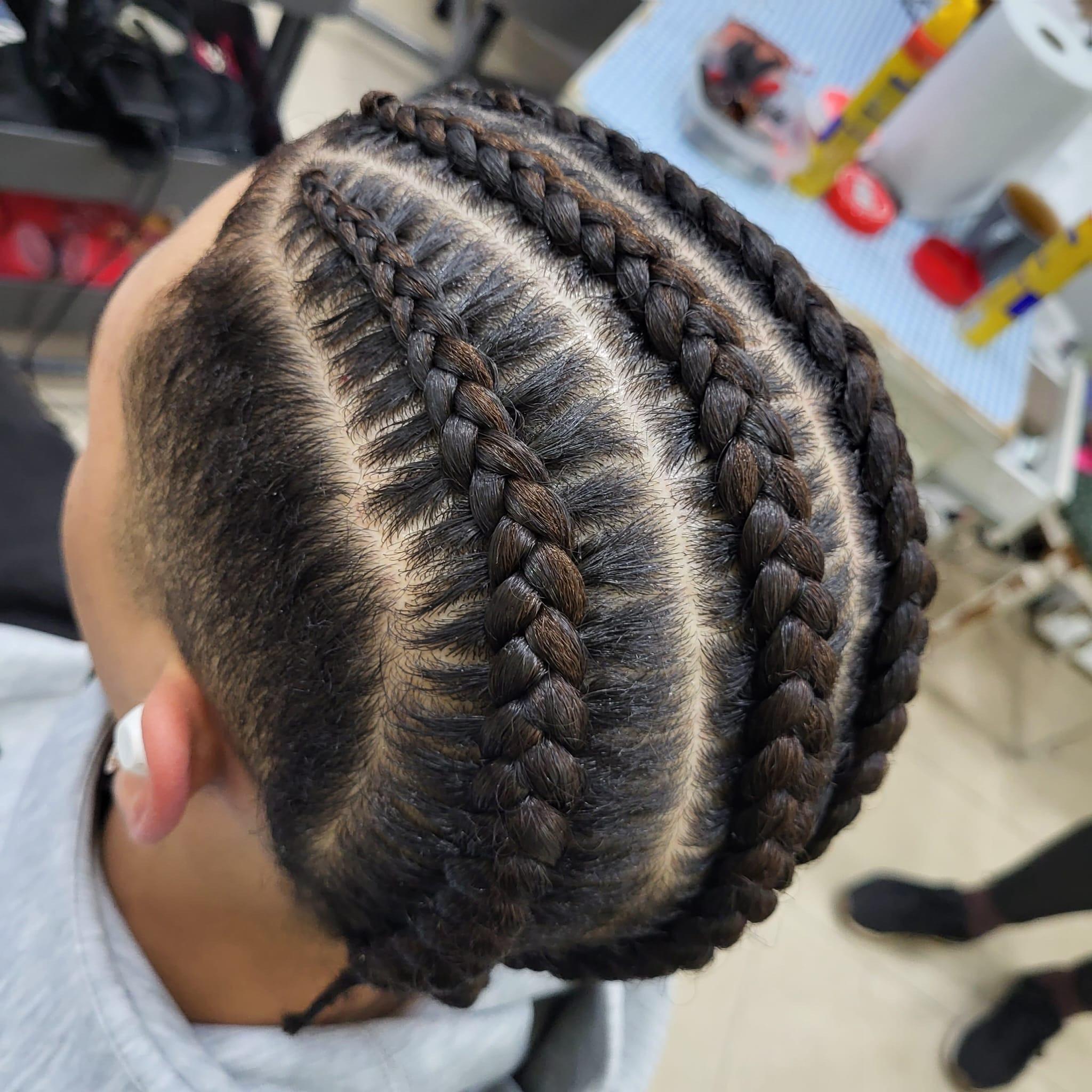 First time getting cornrows | Scrolller