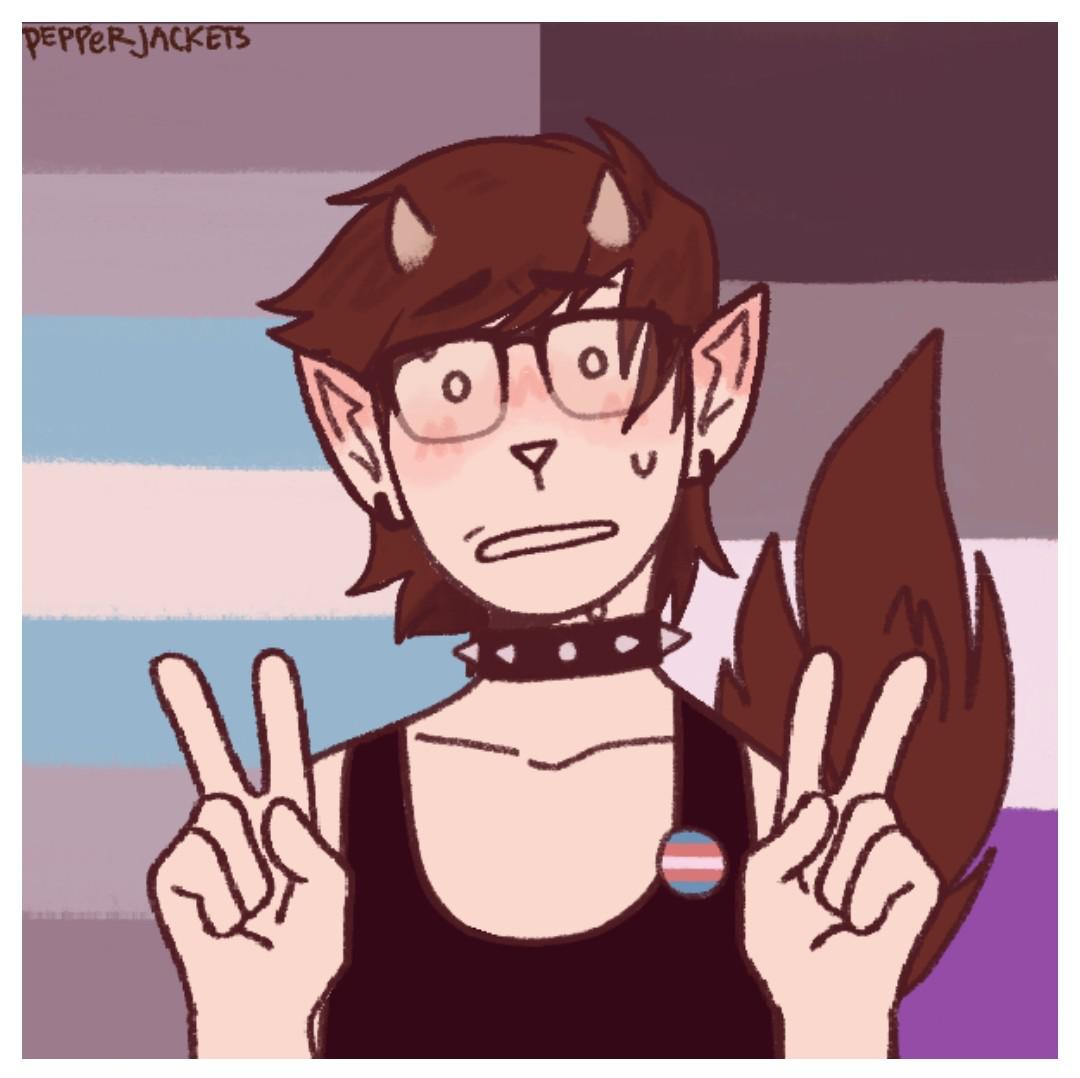 I just finished drawing a sona of myself I created using picrew (second slide) | Scrolller
