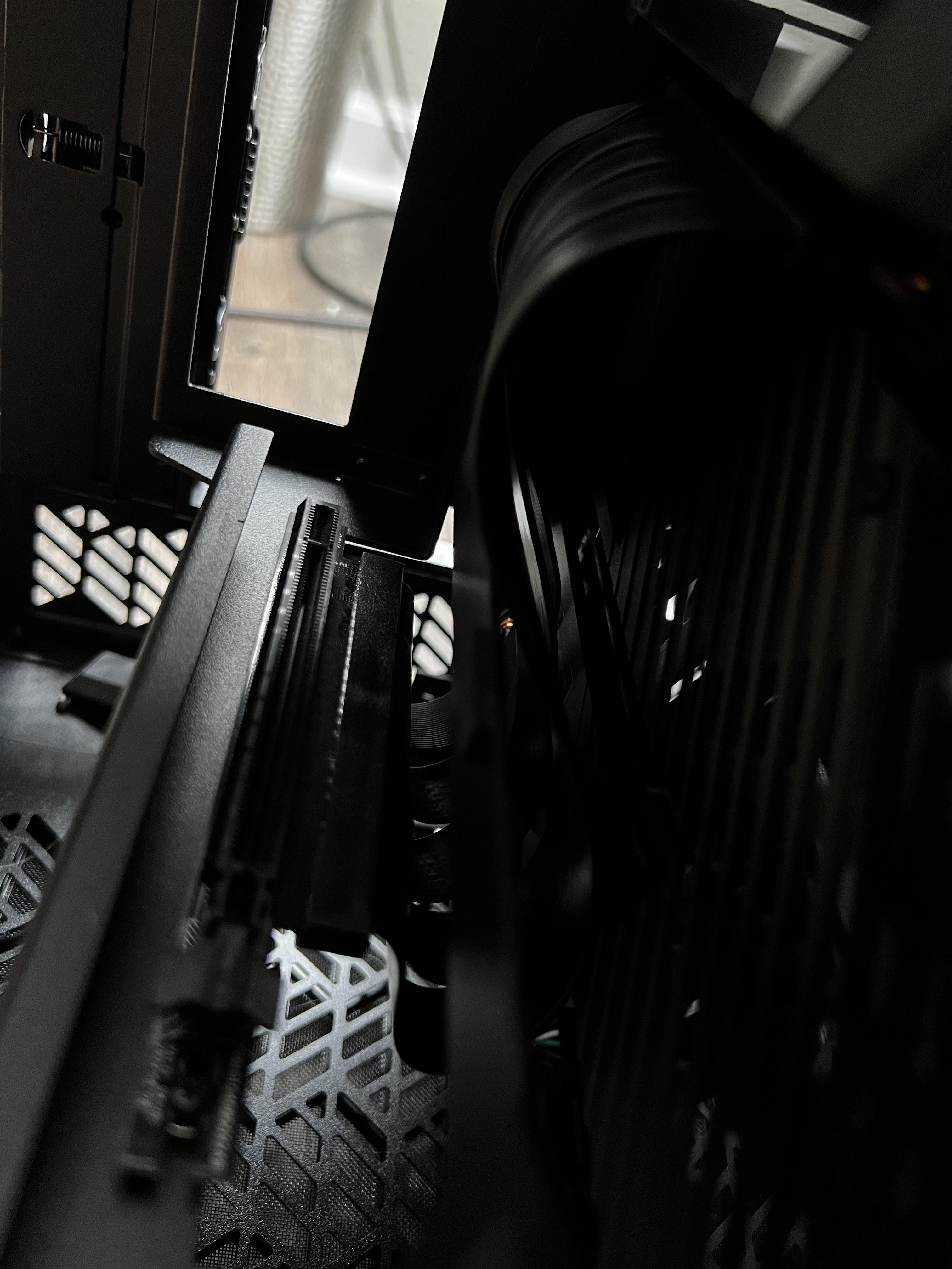 Is this much bending of GPU riser cable ok? | Scrolller