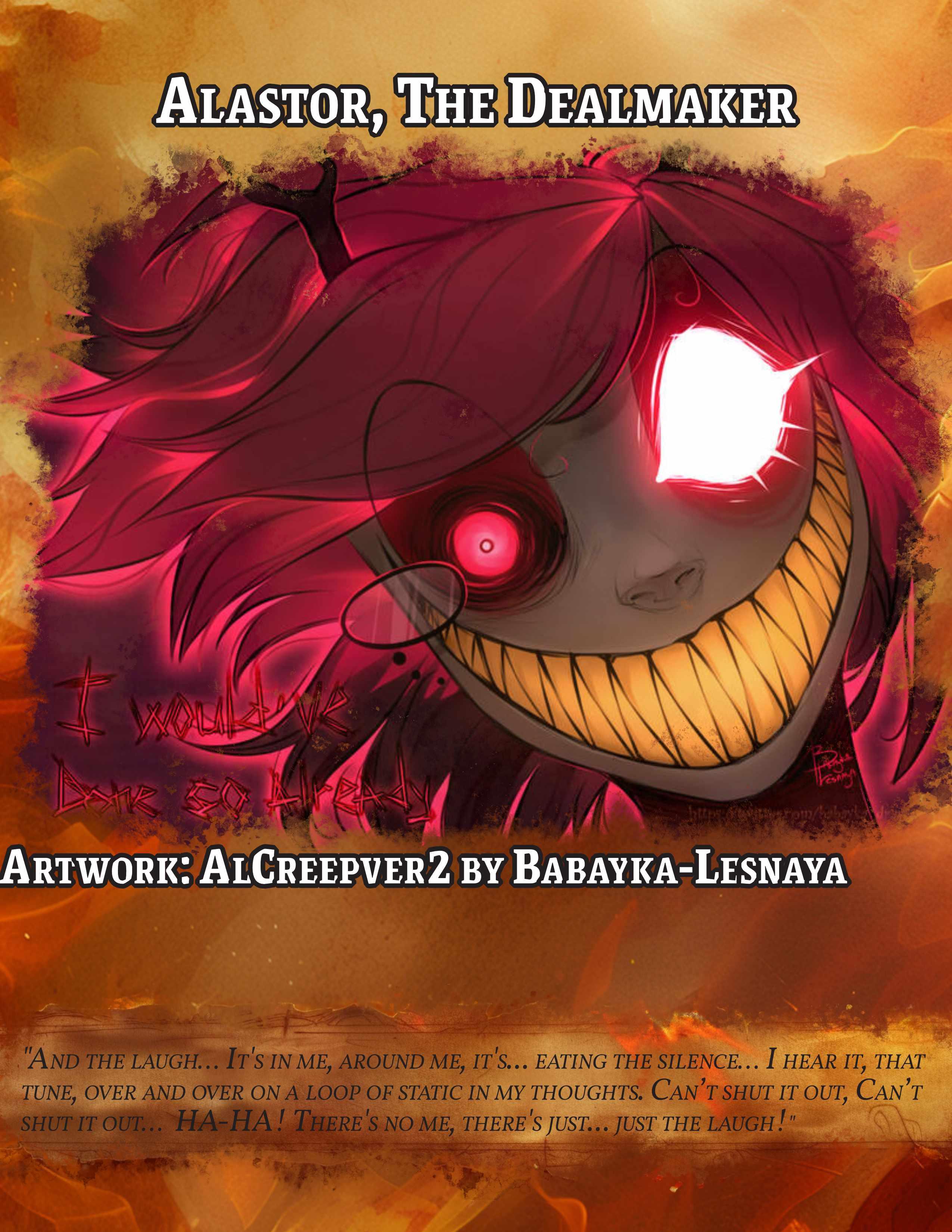 [OC] My take on our favorite Overlord of hell, Alastor, The Radio Demon ...