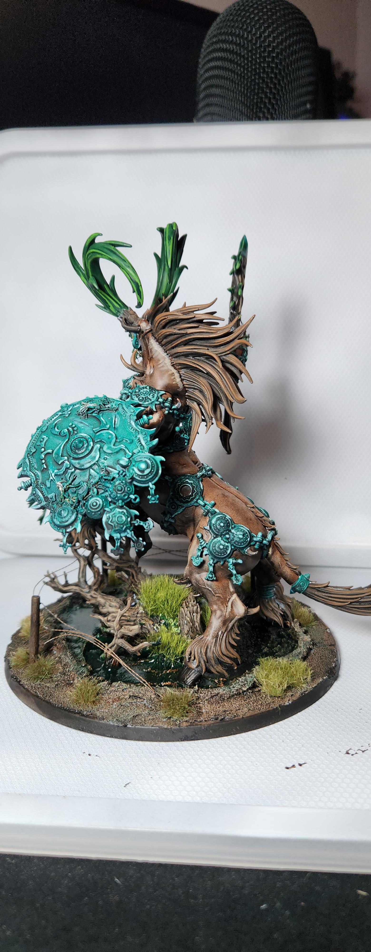 Swamp Kragnos Finished!! matching my other Swamp ogres | Scrolller