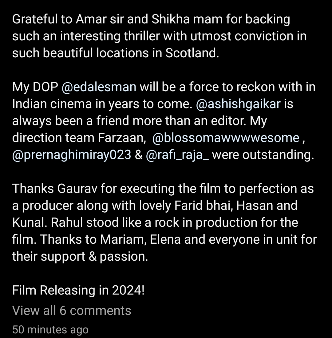 Nithya Menen and Vivek Oberoi in Vishal Ranjan Mishra’s yet untitled murder mystery. Releasing ...