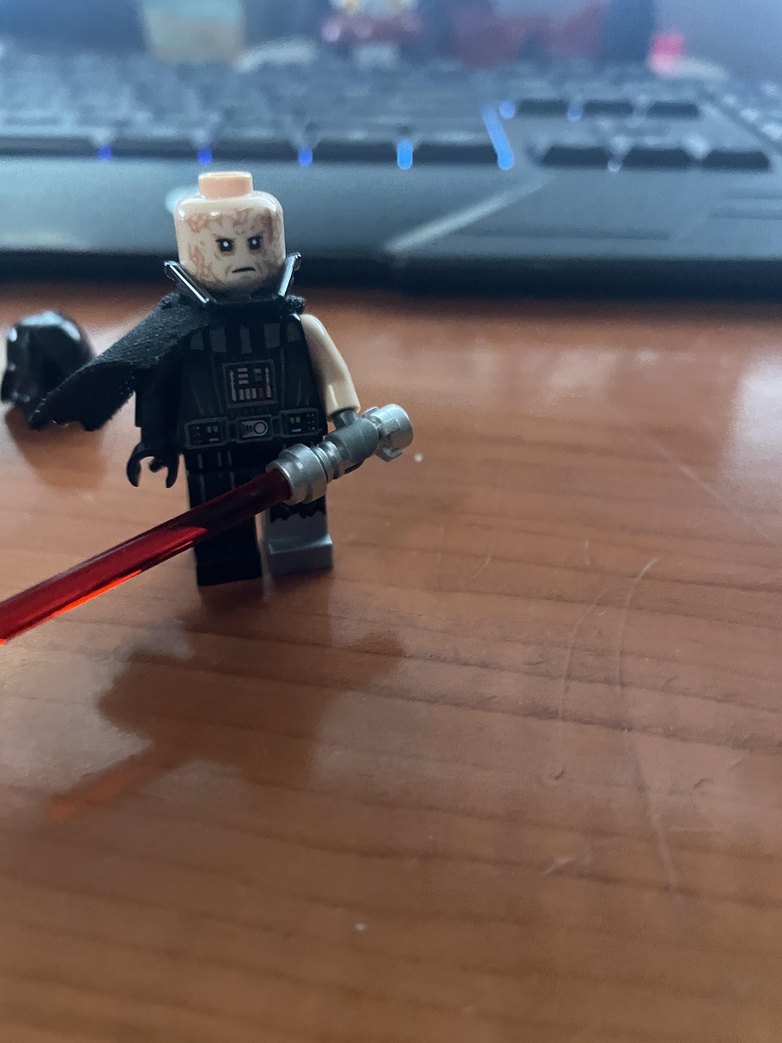 I made battle damaged vader | Scrolller