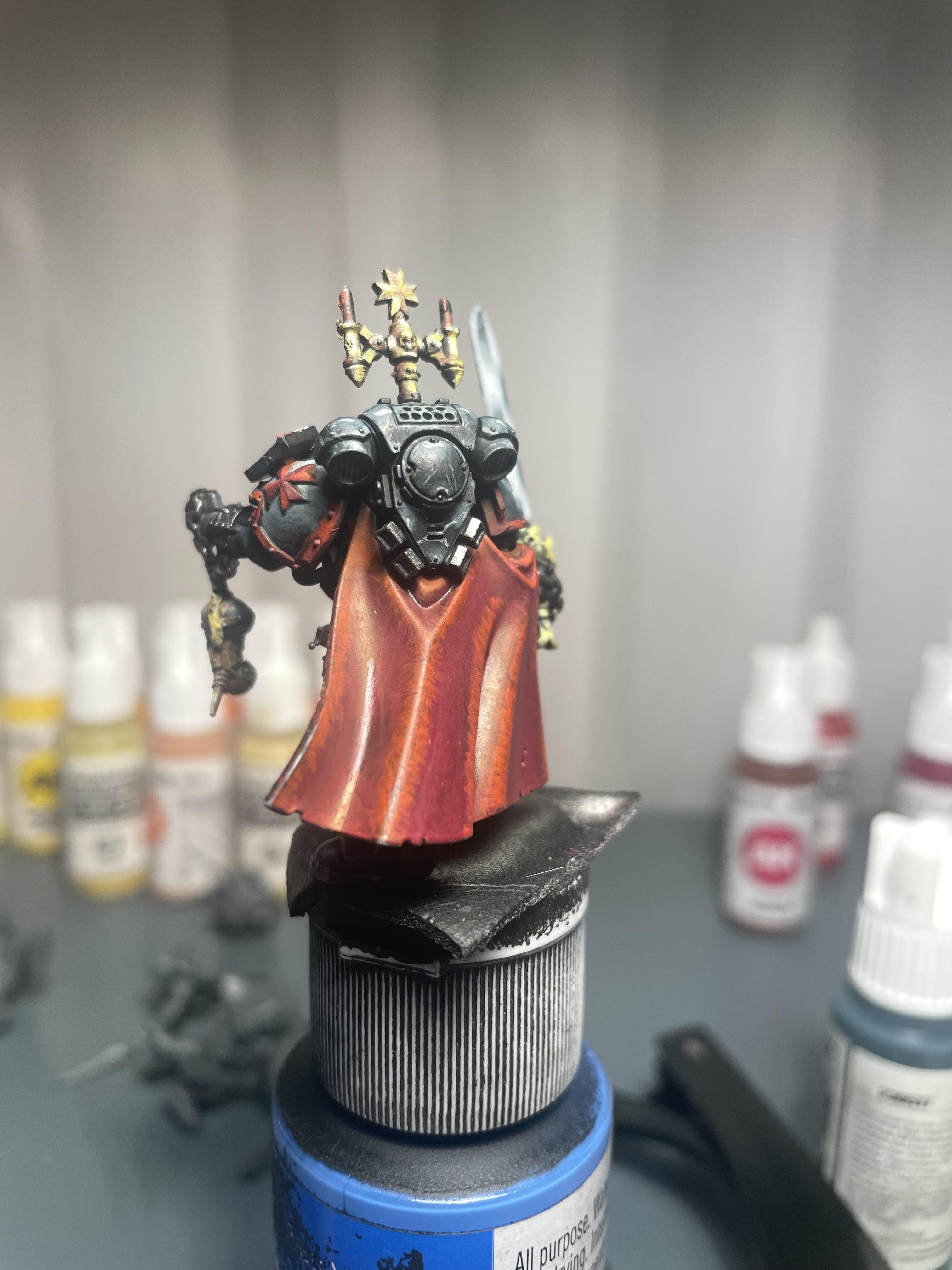 Finished up this black Templar sword brethren | Scrolller