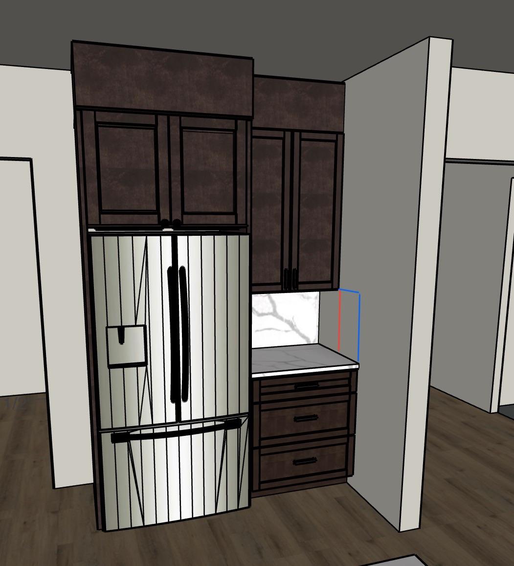 Countertop backsplash on return wall | Scrolller