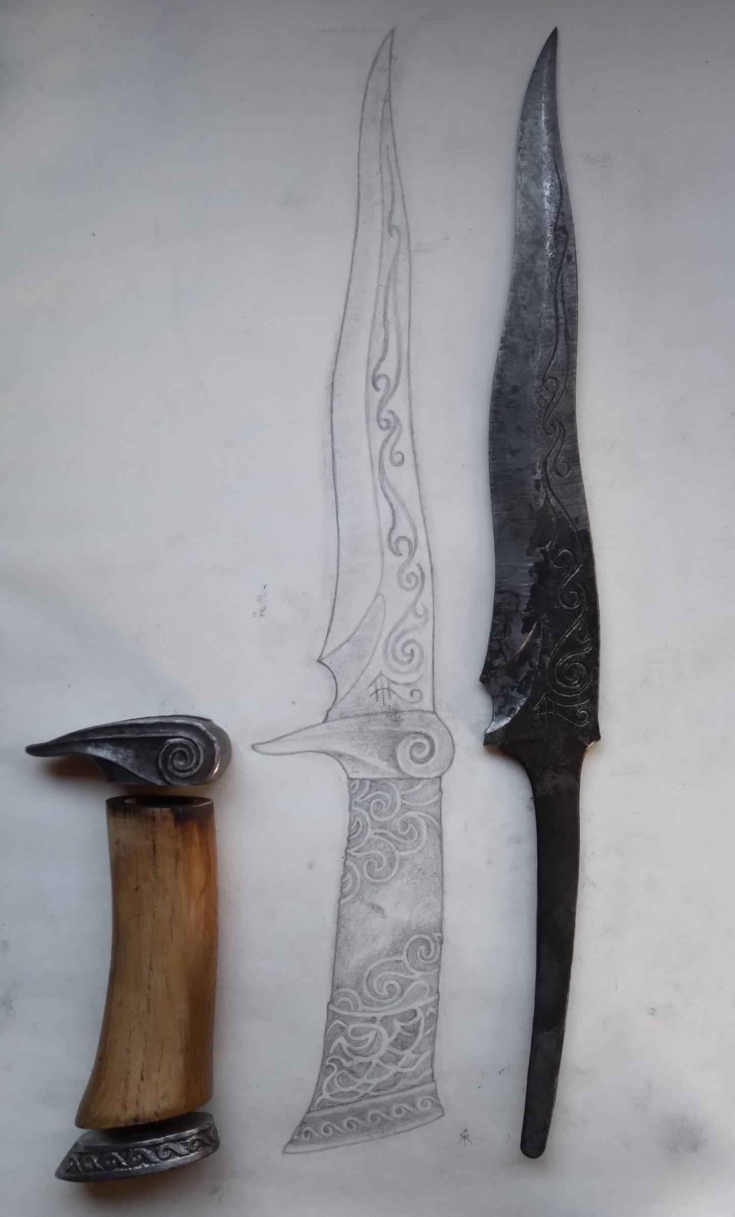 I forged the Ebony Dagger | Scrolller