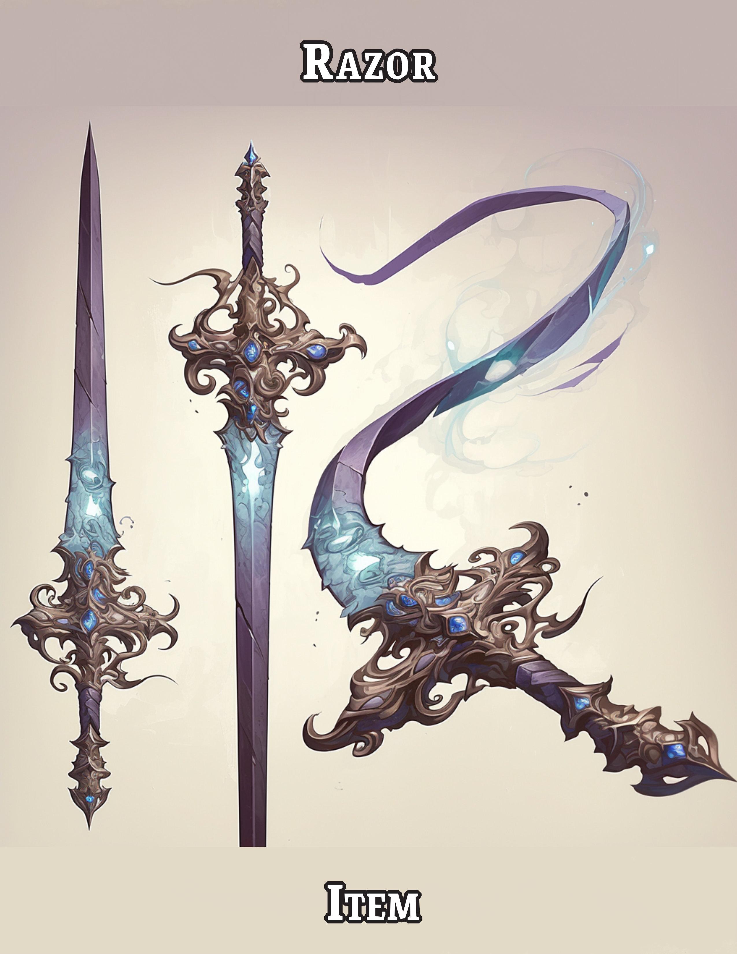 Razor, a whip-sword inspired by the Red-Rising series | Scrolller