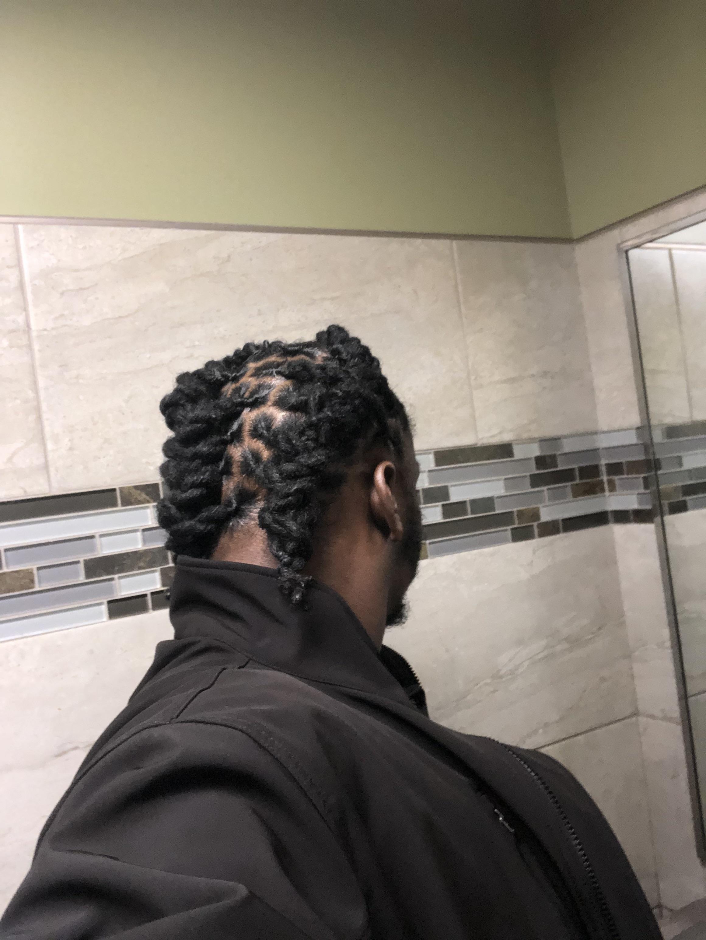 First time getting my dreads in a style | Scrolller