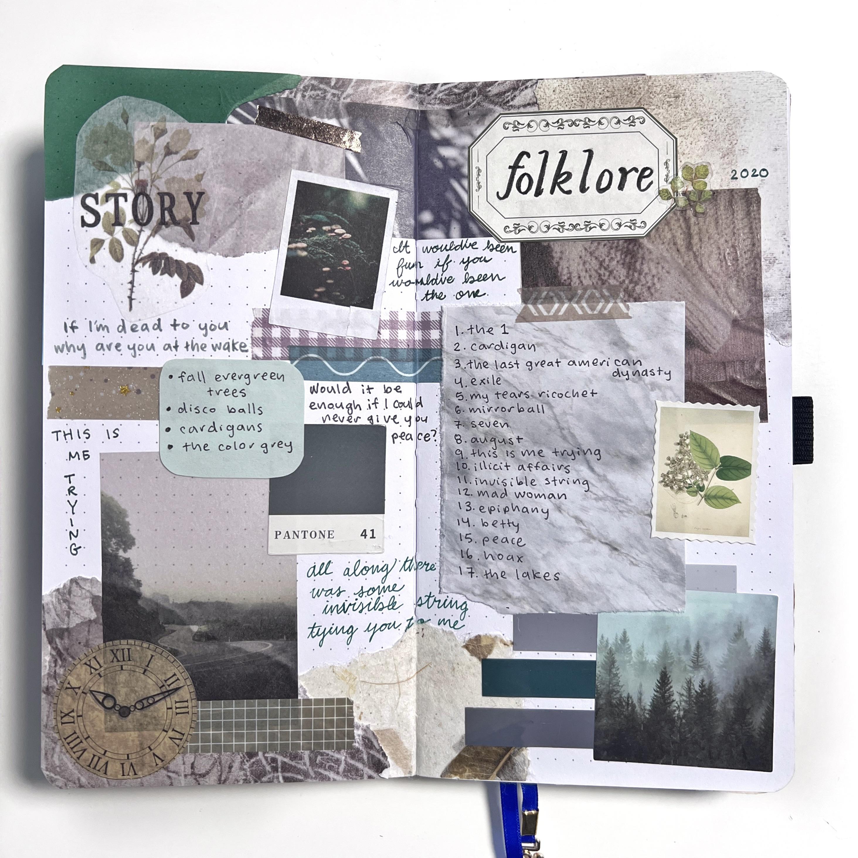 Collaging the Eras in my ephemera journal [complete!] | Scrolller