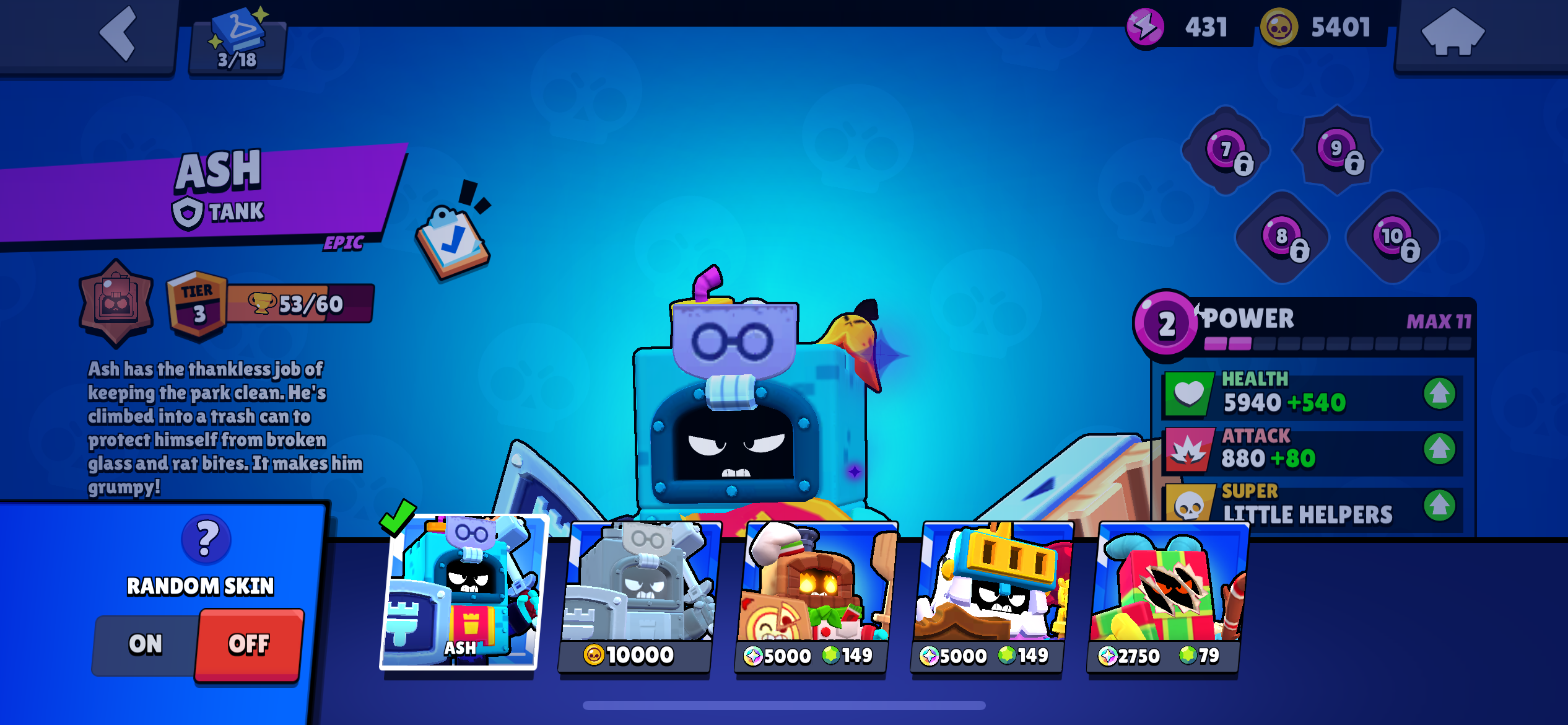 What brawler has the best selection of skins? | Scrolller