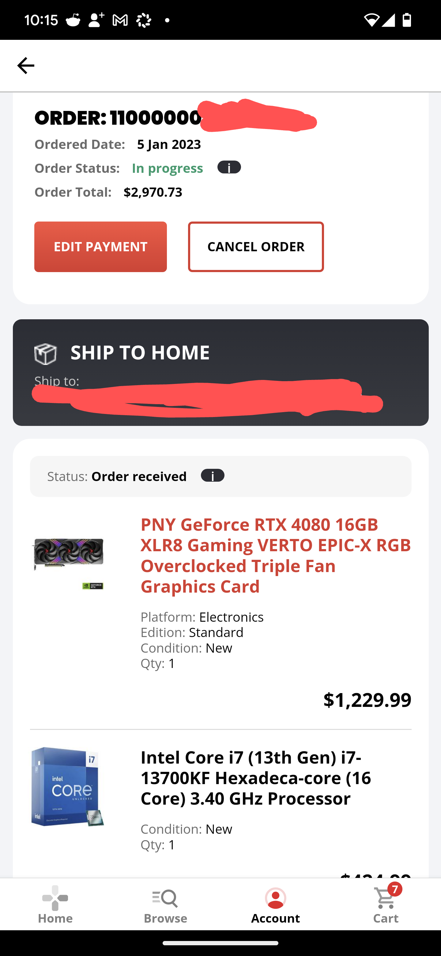 Receipt porn - Full gaming PC build from GameStop 🚀 | Scrolller