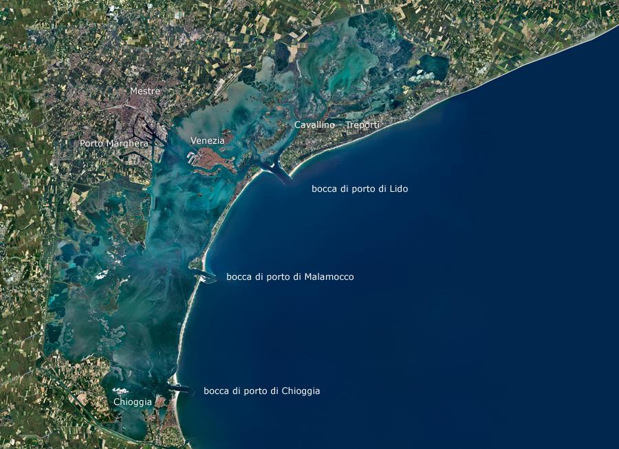 Channels dug under the venice's lagoon | Scrolller