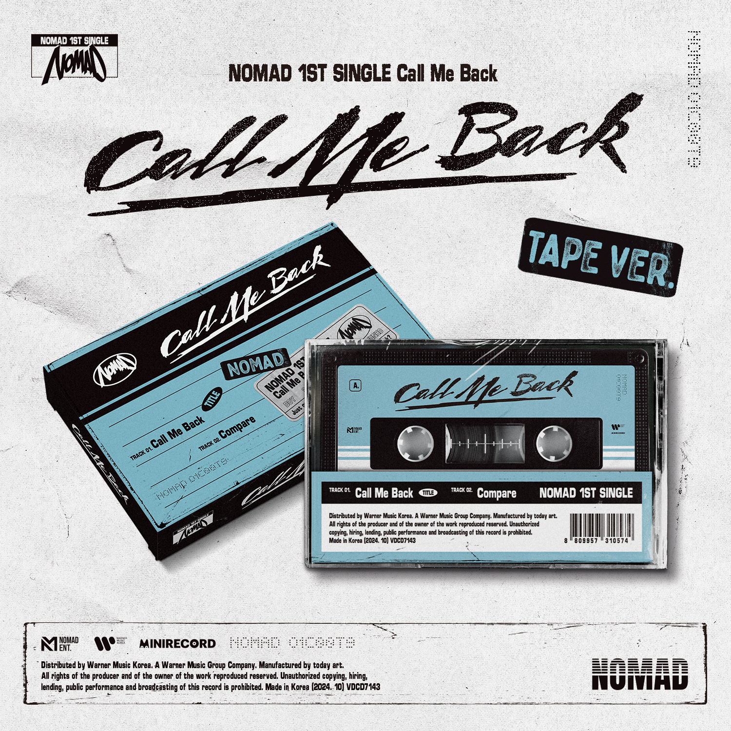 NOMAD - 1st Single: Call Me Back (Album Packaging Details) | Scrolller
