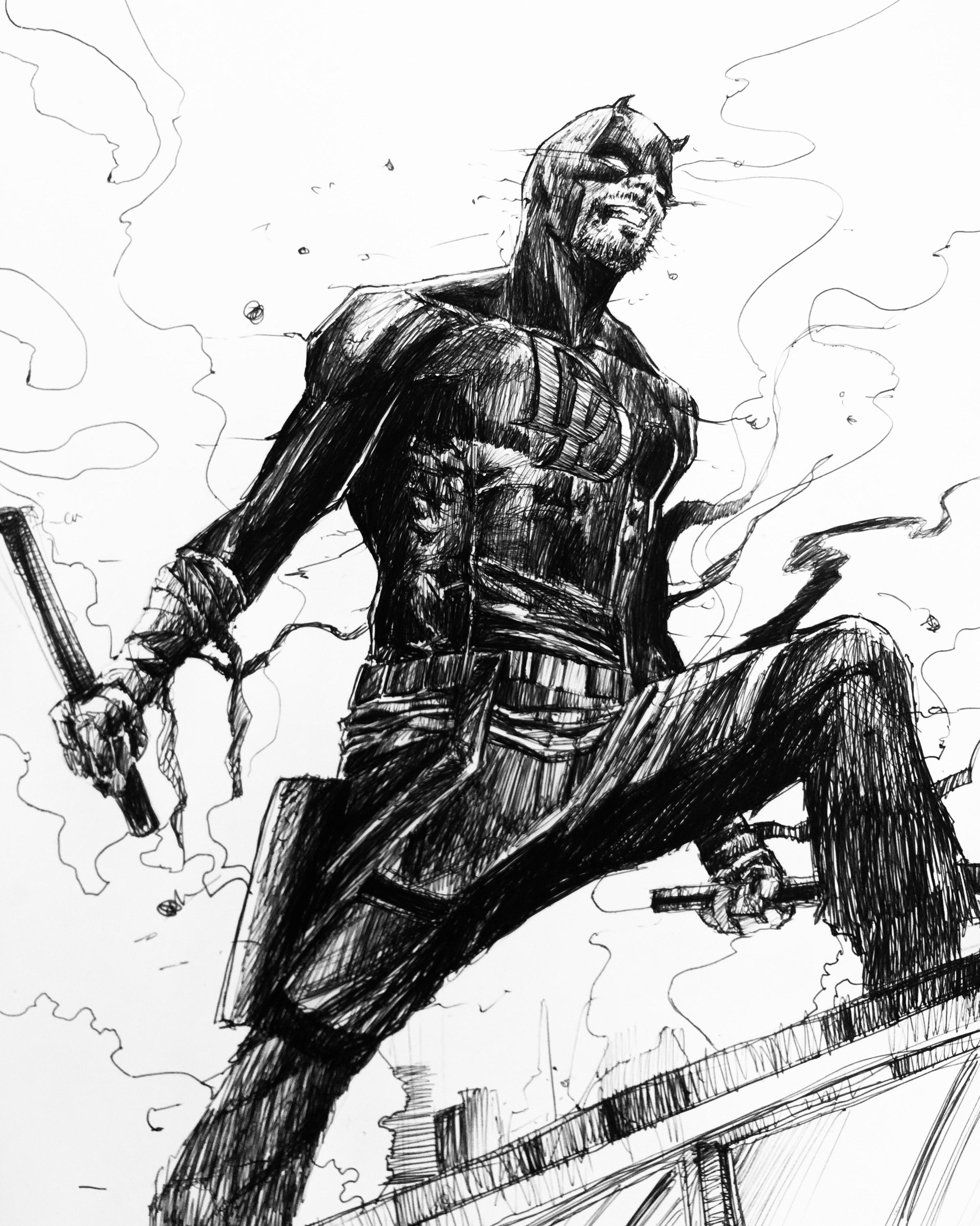 Hey guys! Here's my fanart of Daredevil! Hope y'all like it! Also, I am up for commissions. DM ...