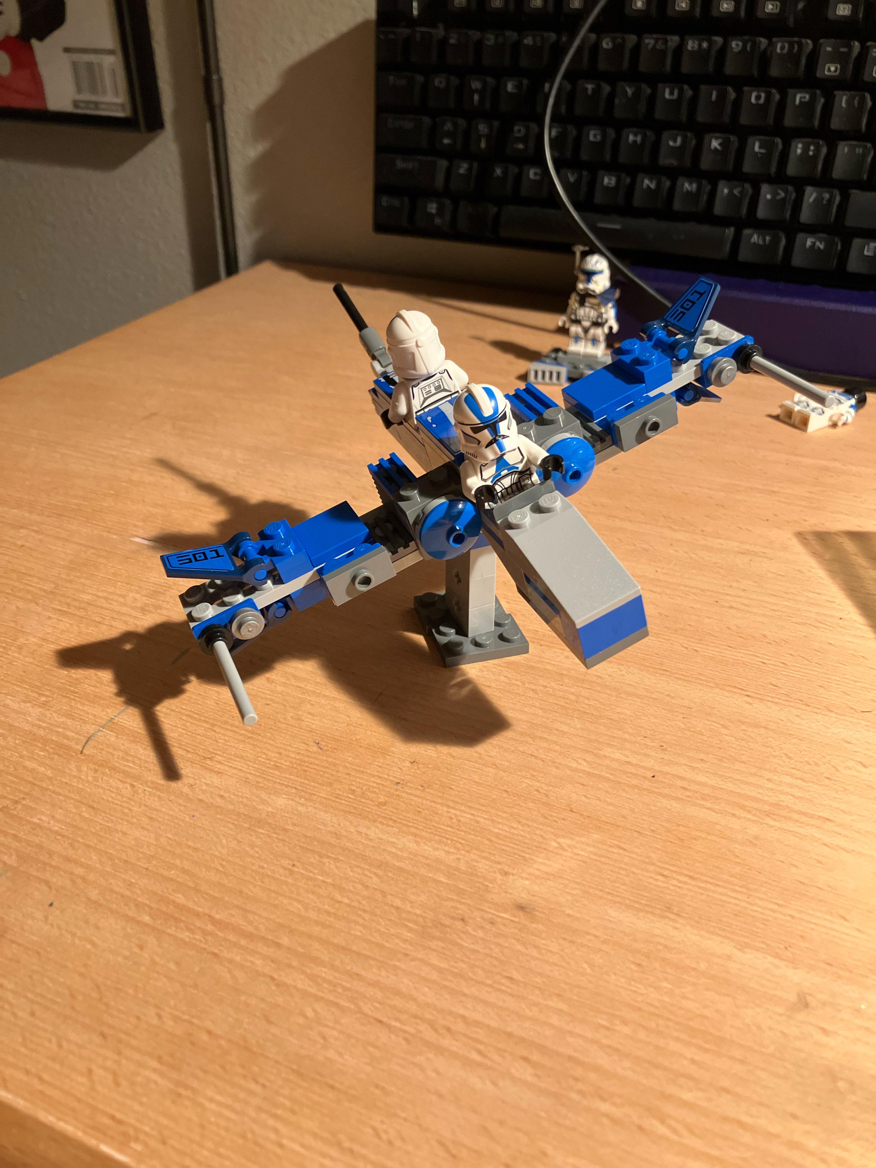 Put this clone fighter micro fighter today using the 2020 501st battle pack | Scrolller