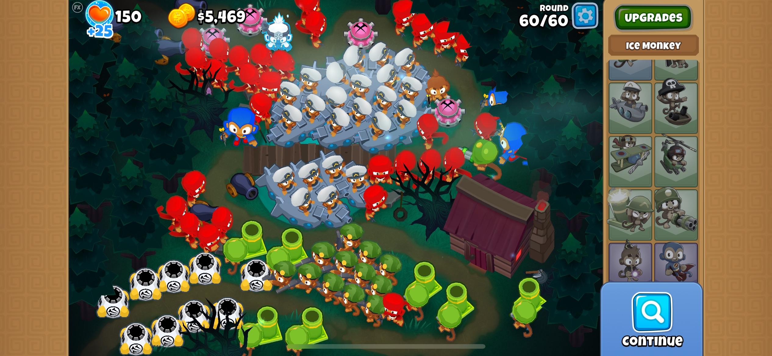 Beat medium with only 2 tower upgrades | Scrolller