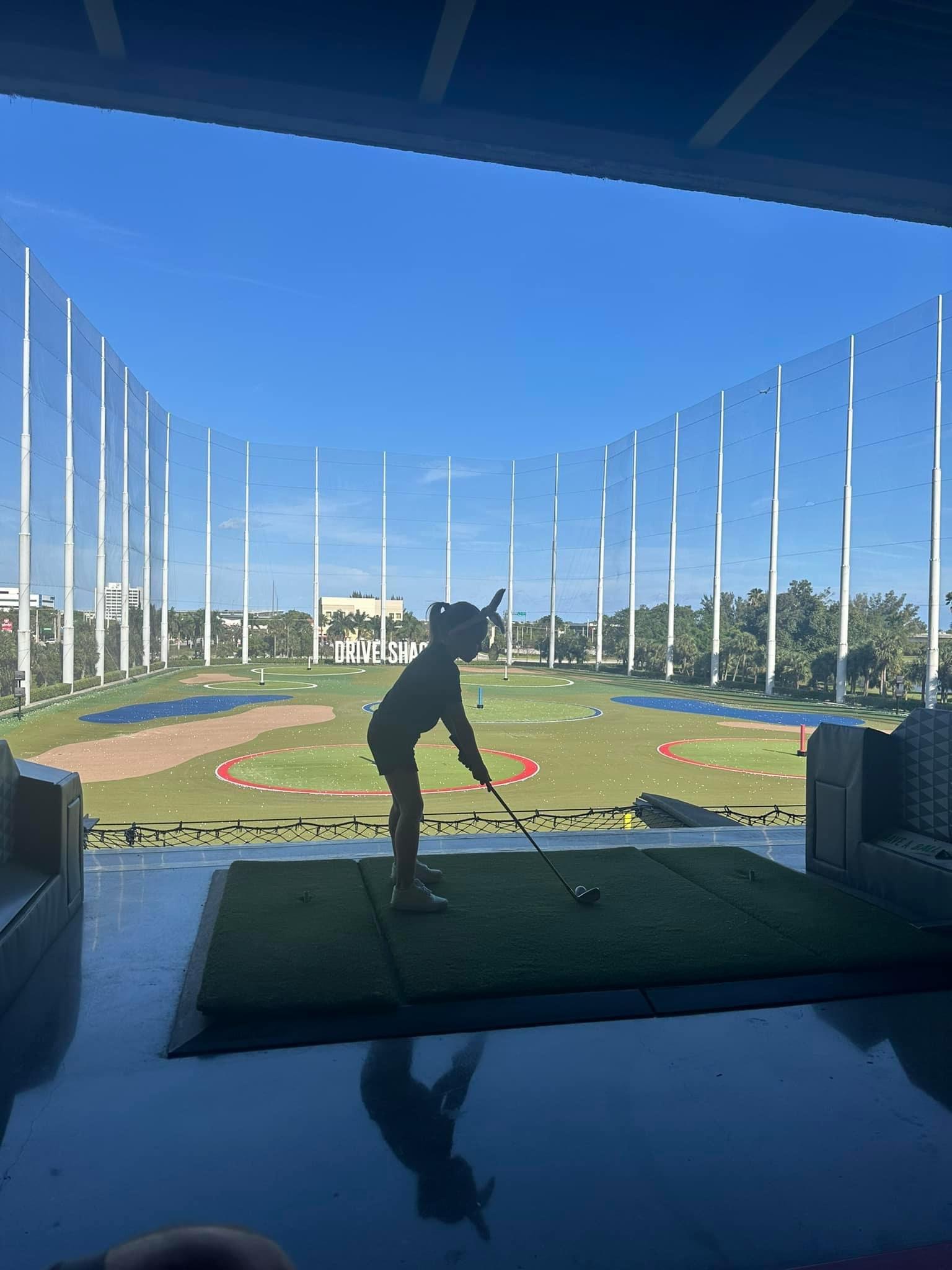 Little top golf fun for the kid | Scrolller