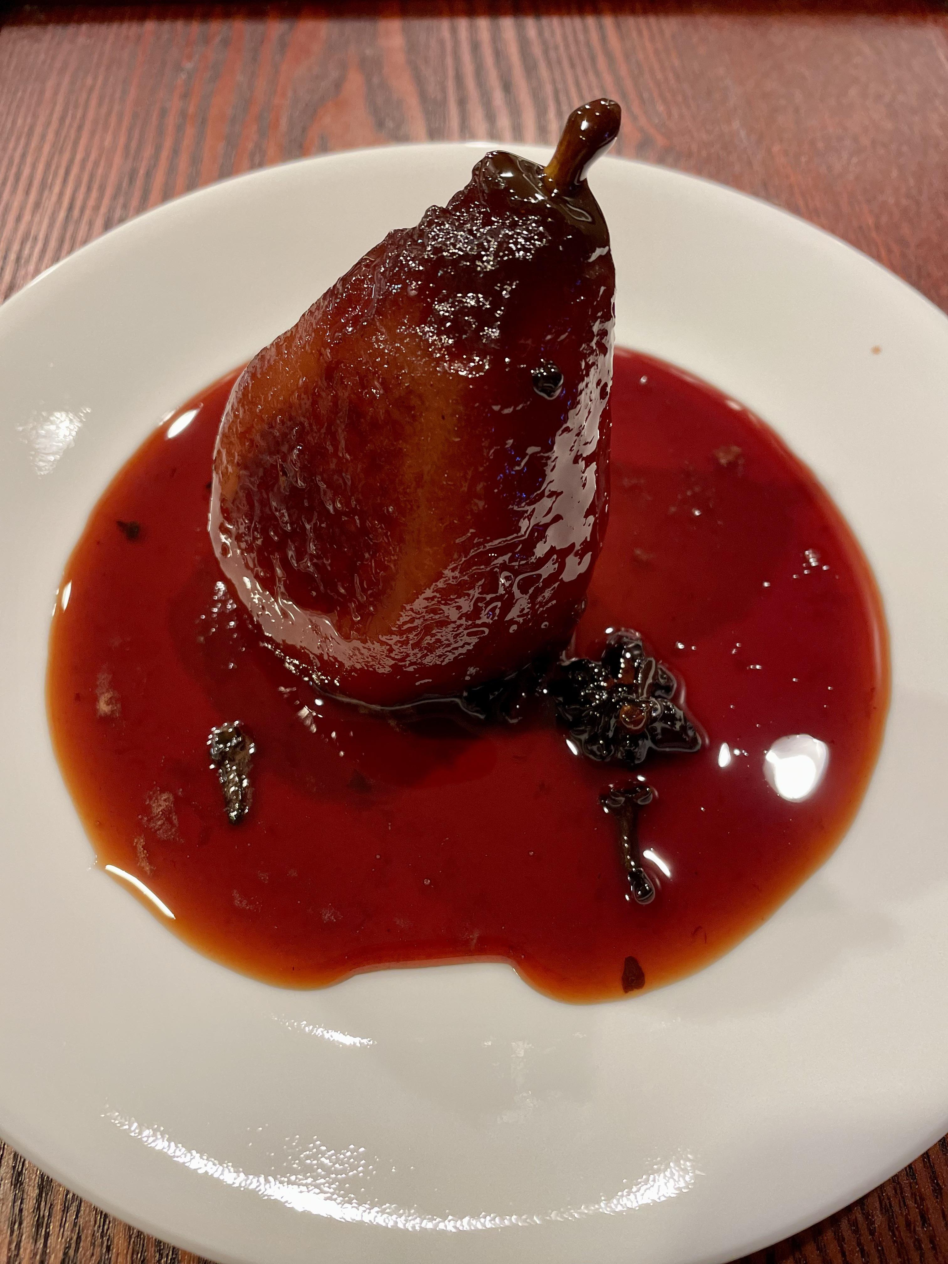 [homemade] Katsu set and Red wine poached pear | Scrolller