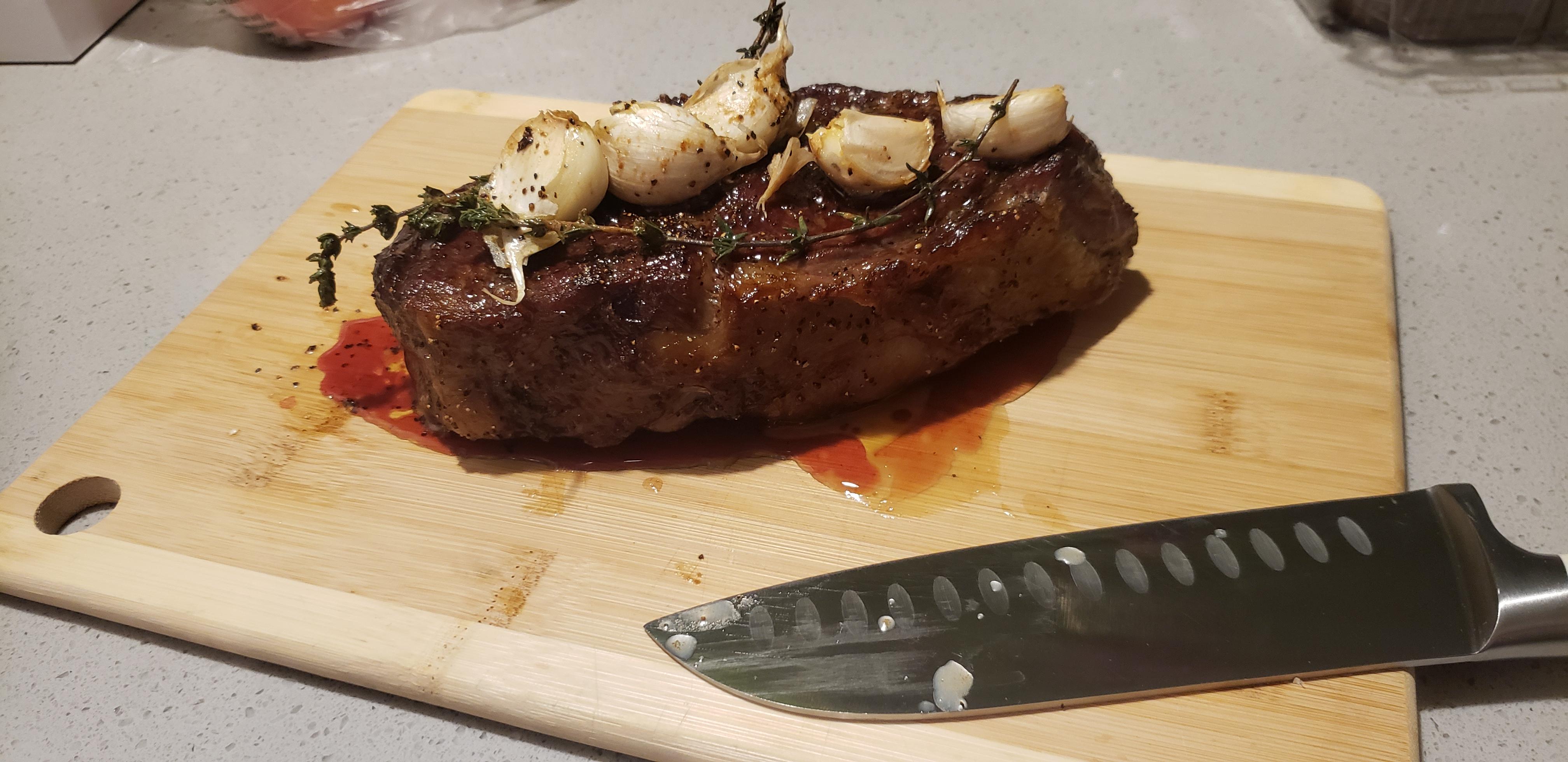 Reverse Seared Costco Ribeye | Scrolller