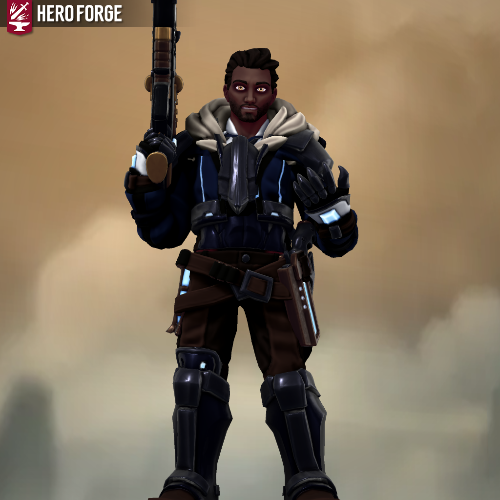 Original Character Introduction - Dane Voltrice, the man with a Chrome Badge. | Scrolller