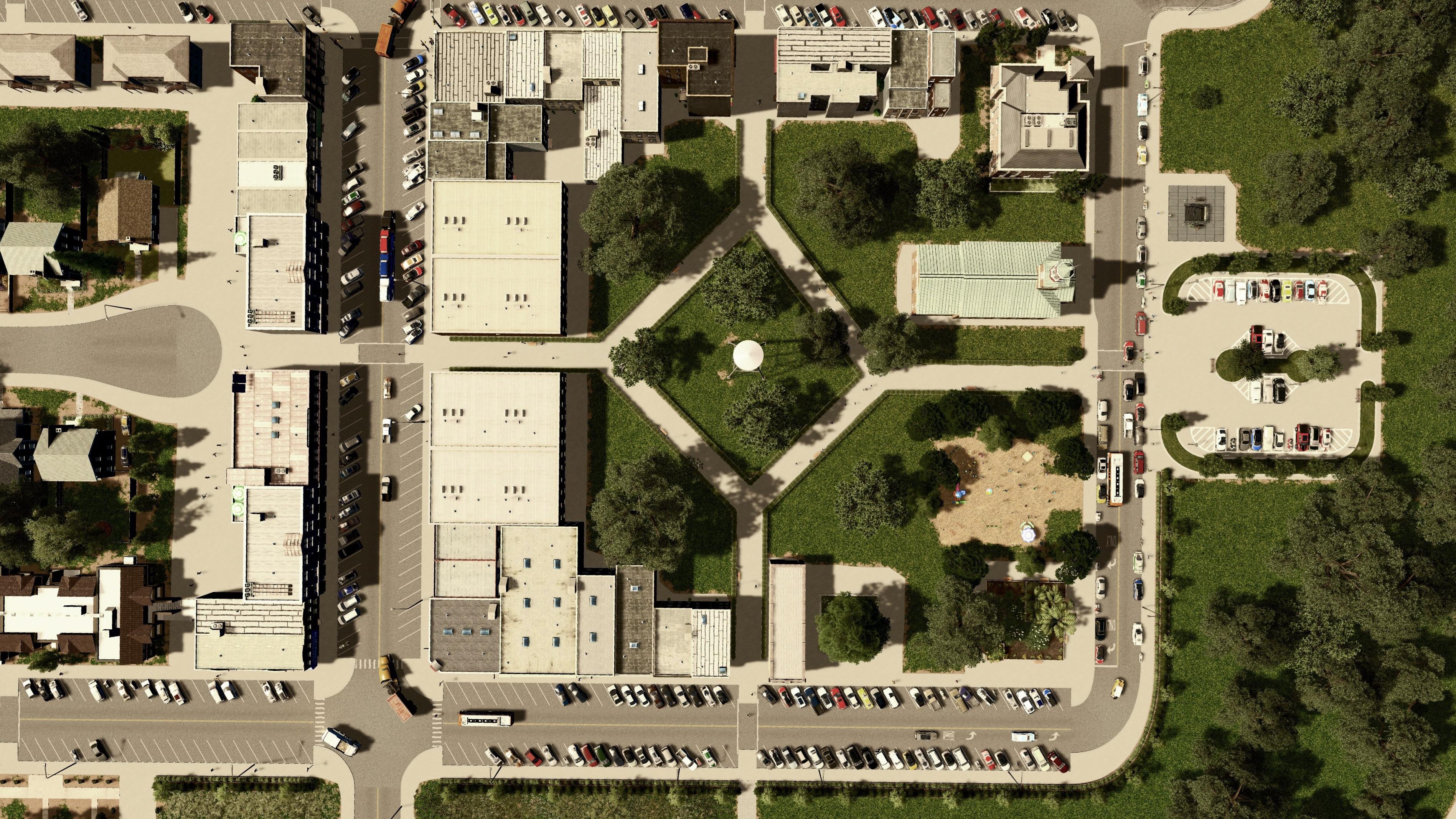 SoCal inspired old town and suburbs | Scrolller