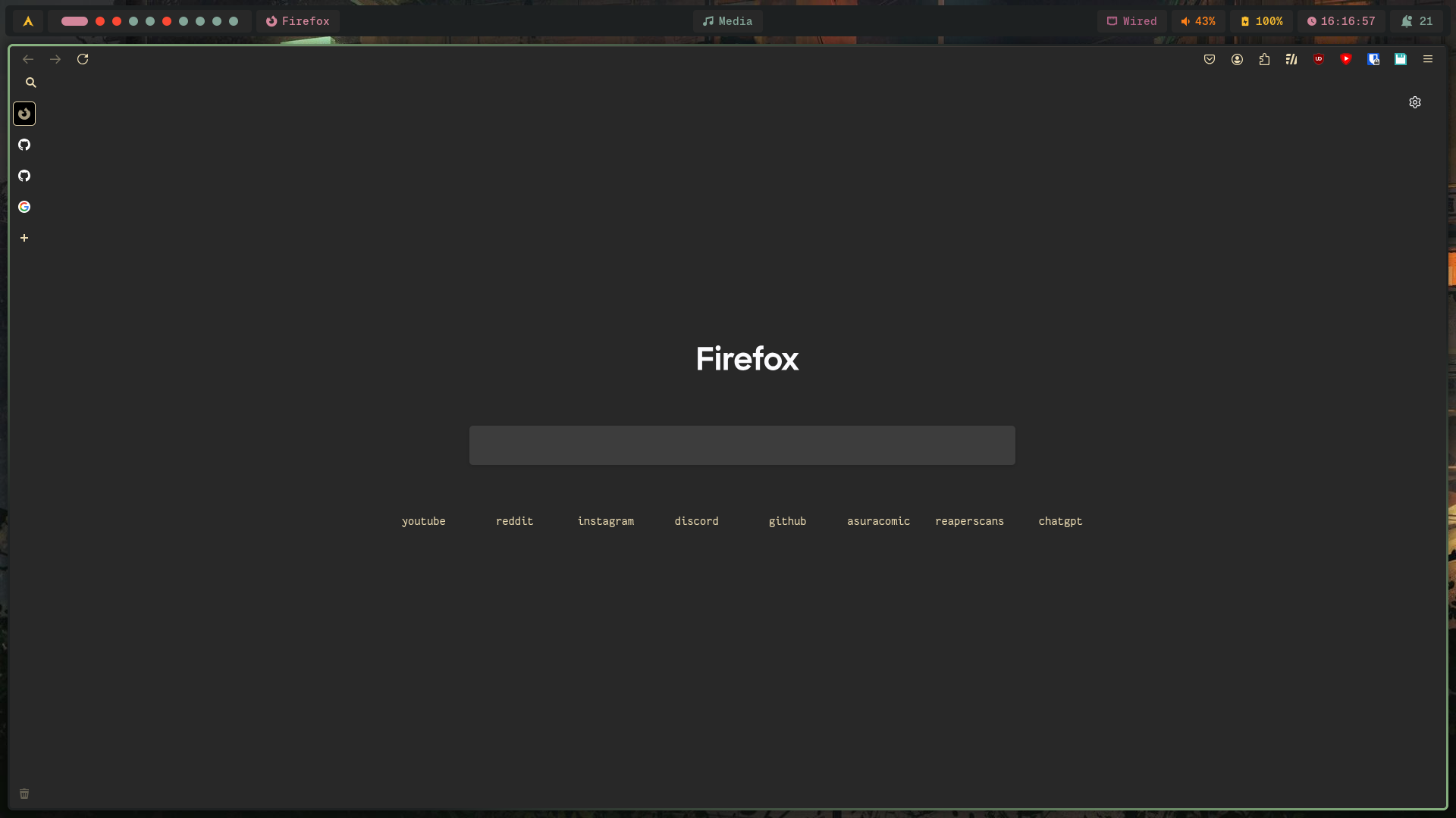 [Hyprland] Dipping toes in gruvbox hype | Scrolller