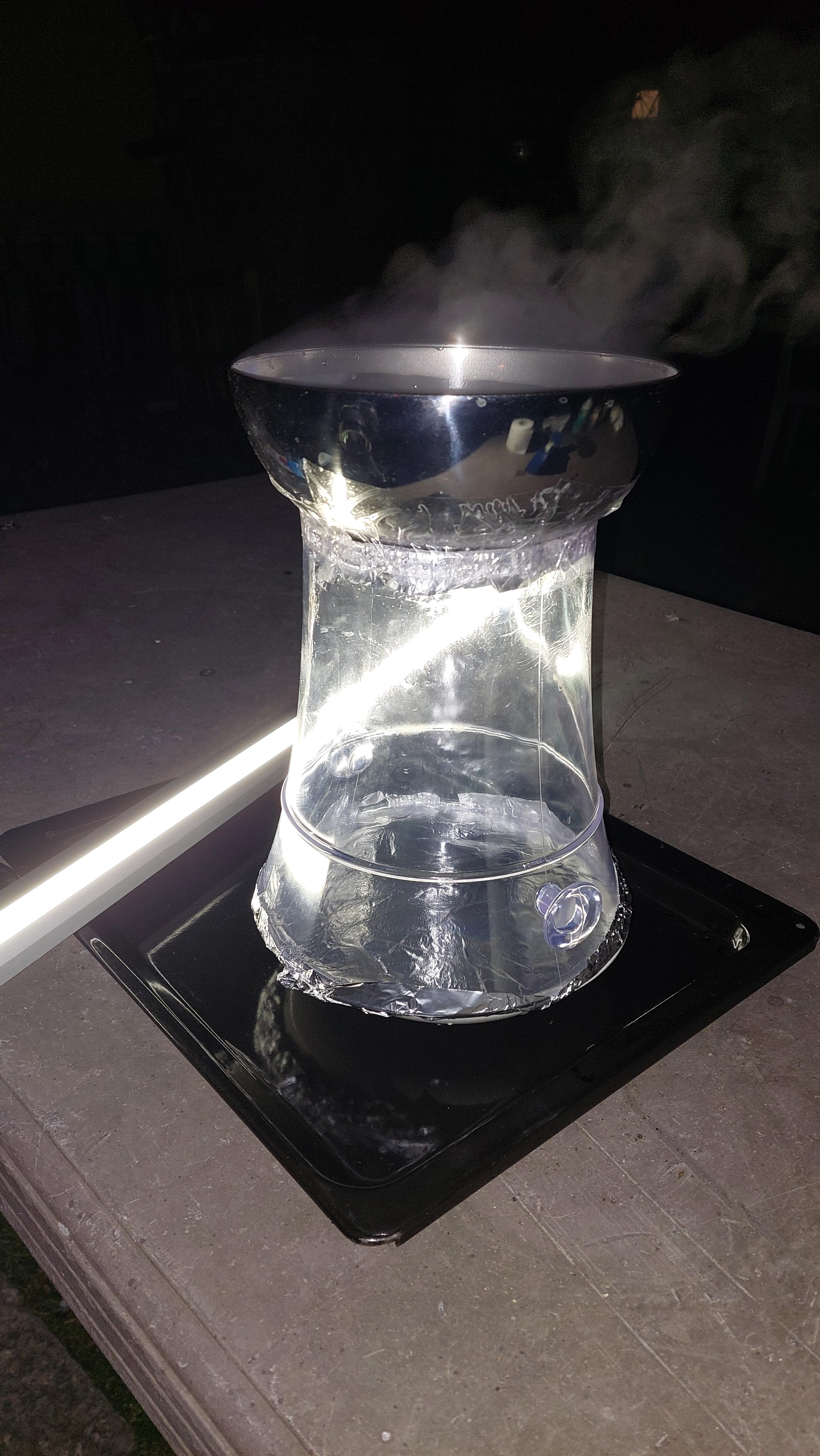 HELP! Homemade cloud chamber. | Scrolller