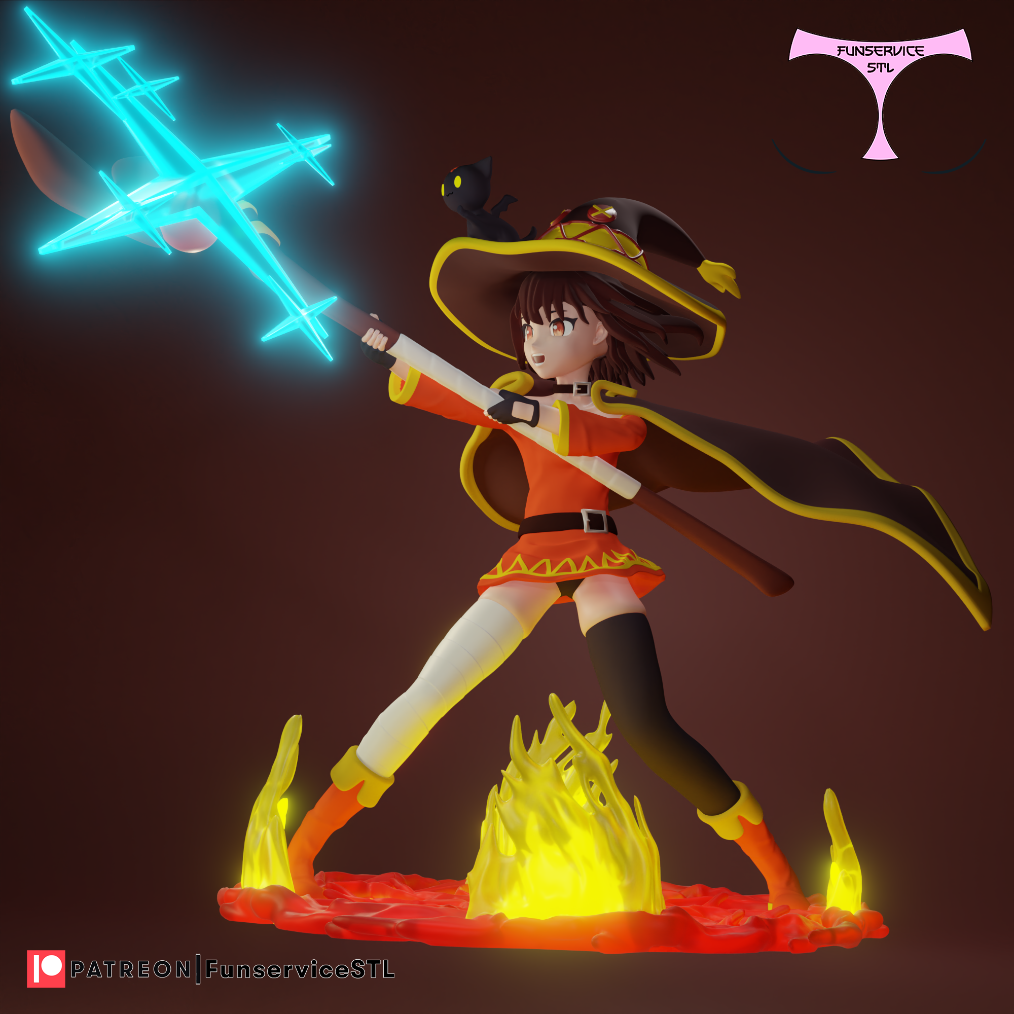 I made Megumin model for 3d print | Scrolller
