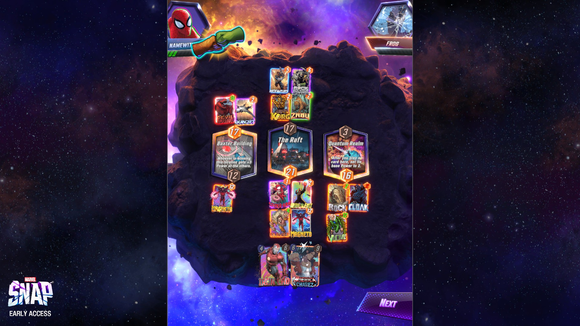 Four Infinity Conquest Screenshots of the Last Round of Every Match (in ...