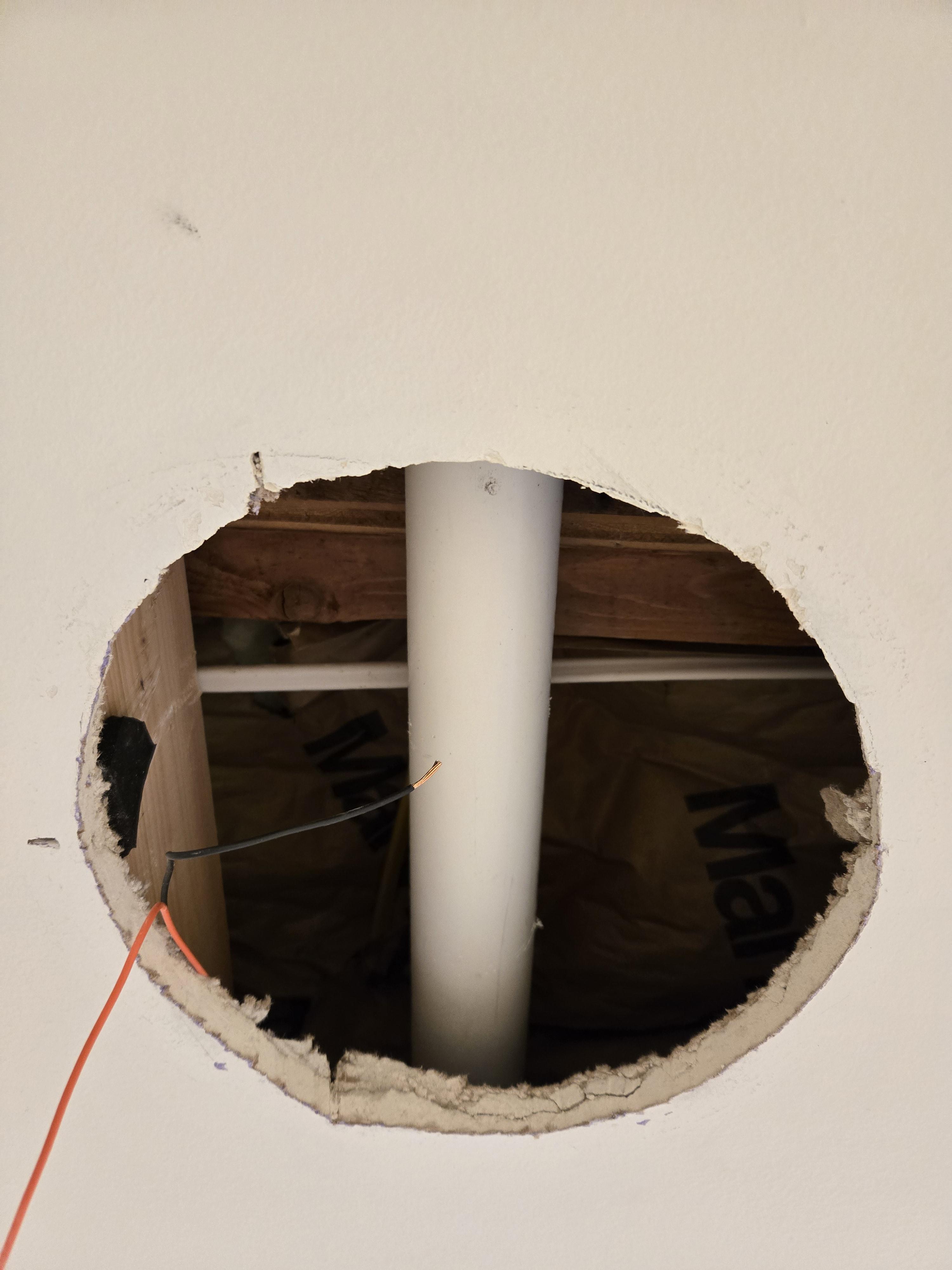What's the easiest way to fit a low profile in-ceiling speaker here? Currently it makes contact ...