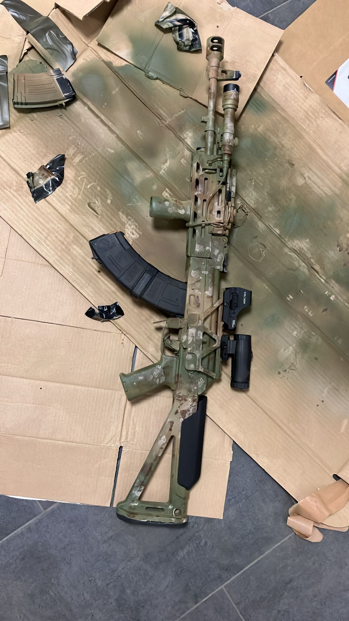 First time painting gun | Scrolller