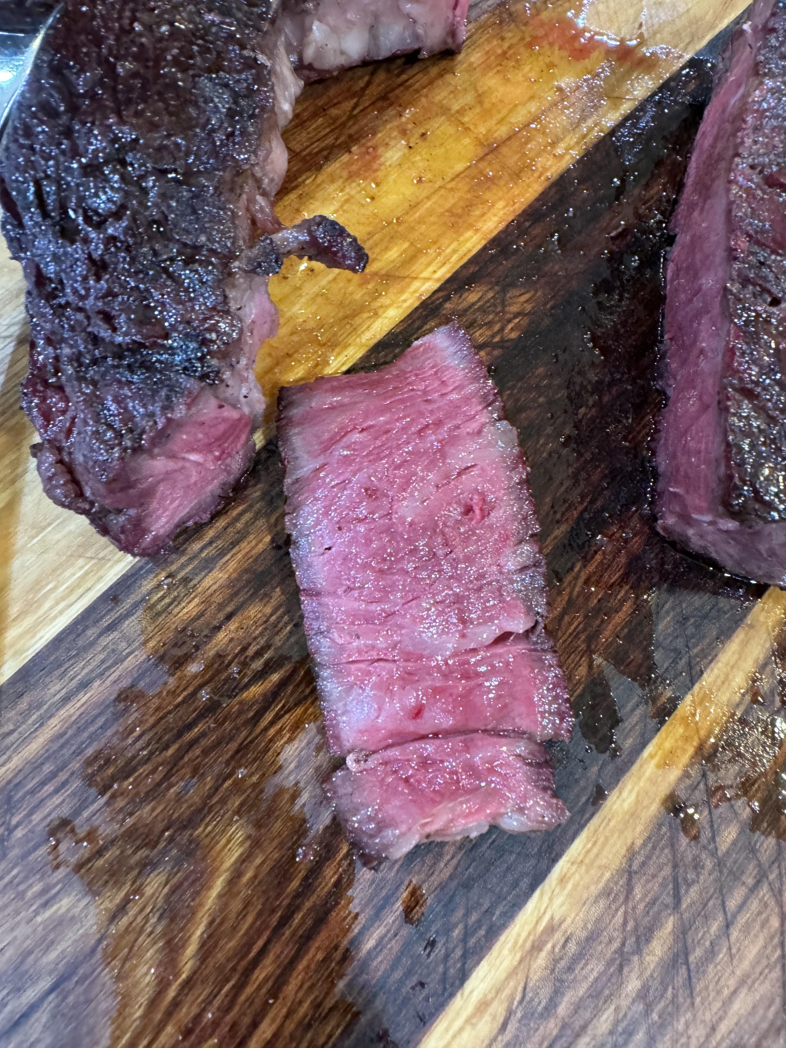 Reverse seared Costco American wagyu ribeye cap | Scrolller