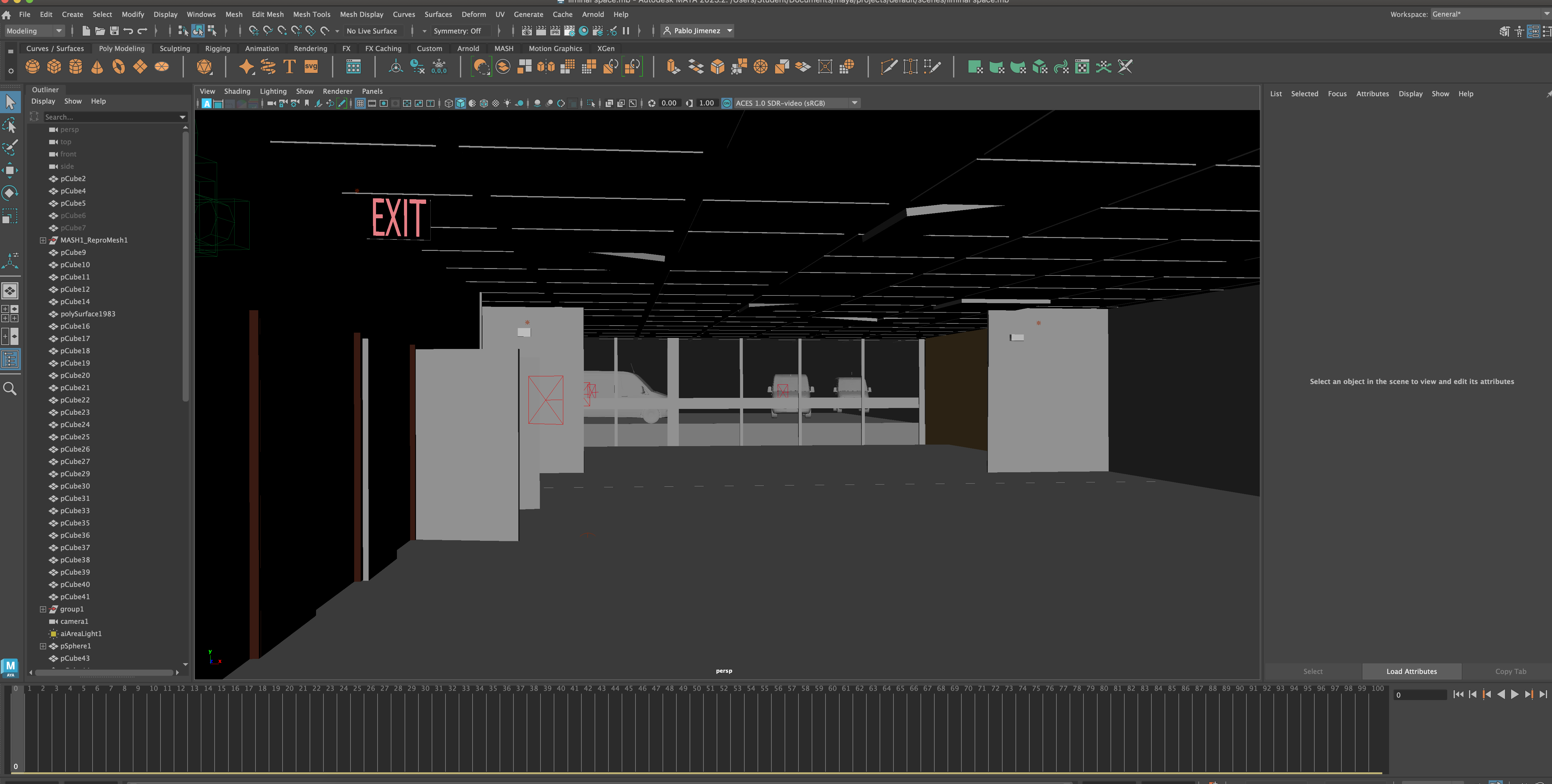 Liminal Space recreation in maya | Scrolller
