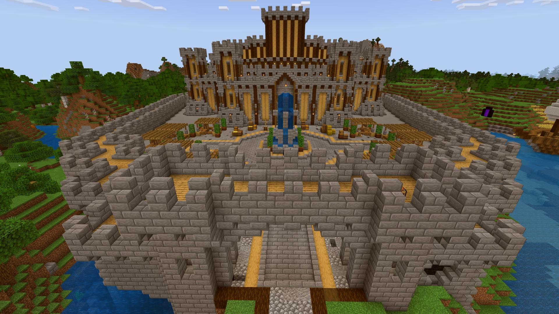 Castle survival in Minecraft Bedrock | Scrolller