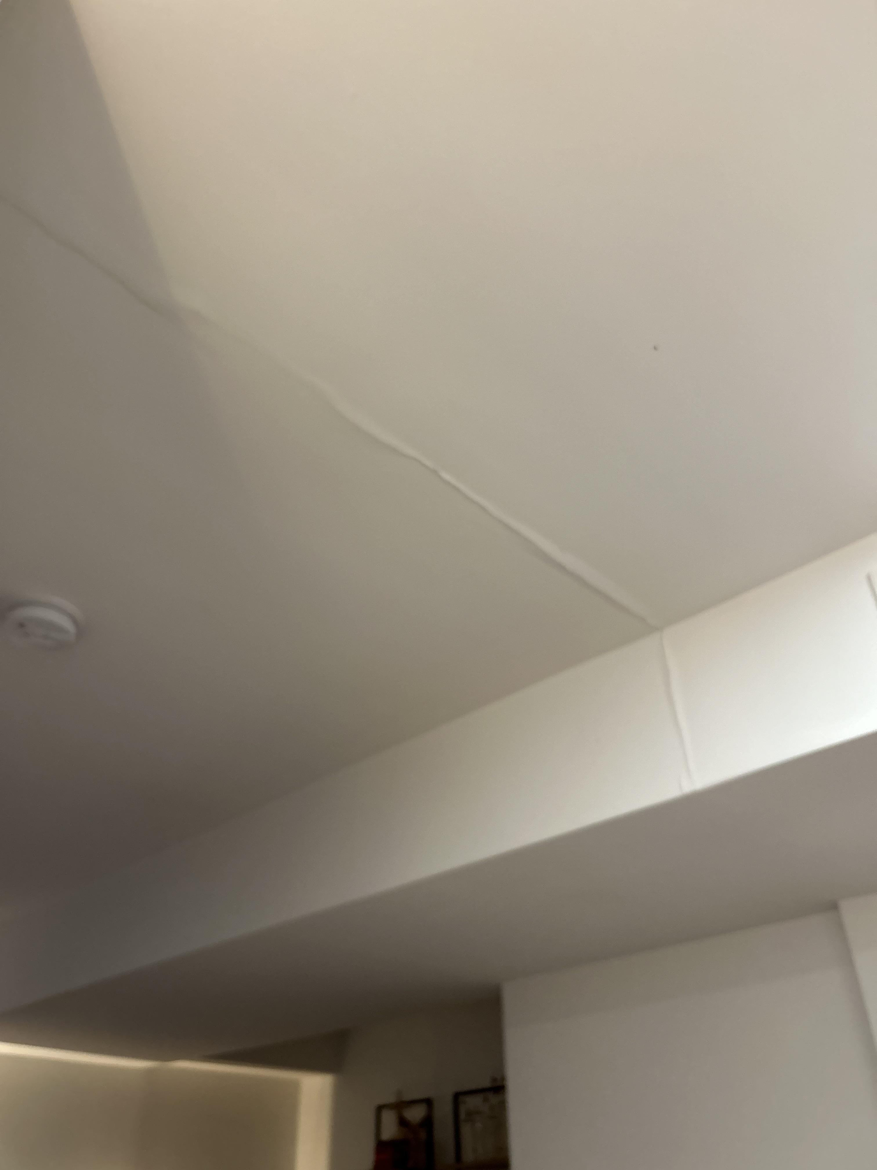 Looking for advice on ceiling crack | Scrolller