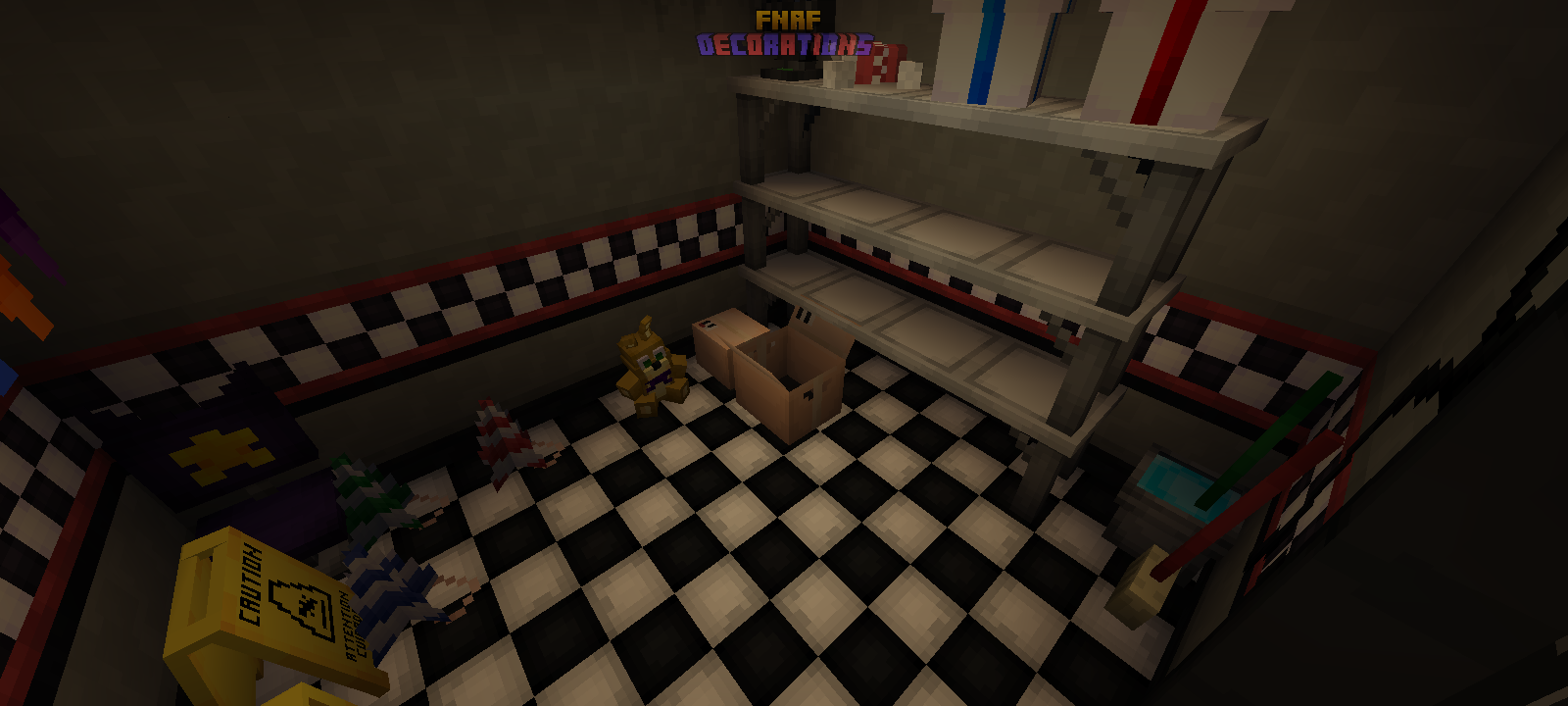 Five nights at Freddy's in Minecraft FNAF 1 | Scrolller