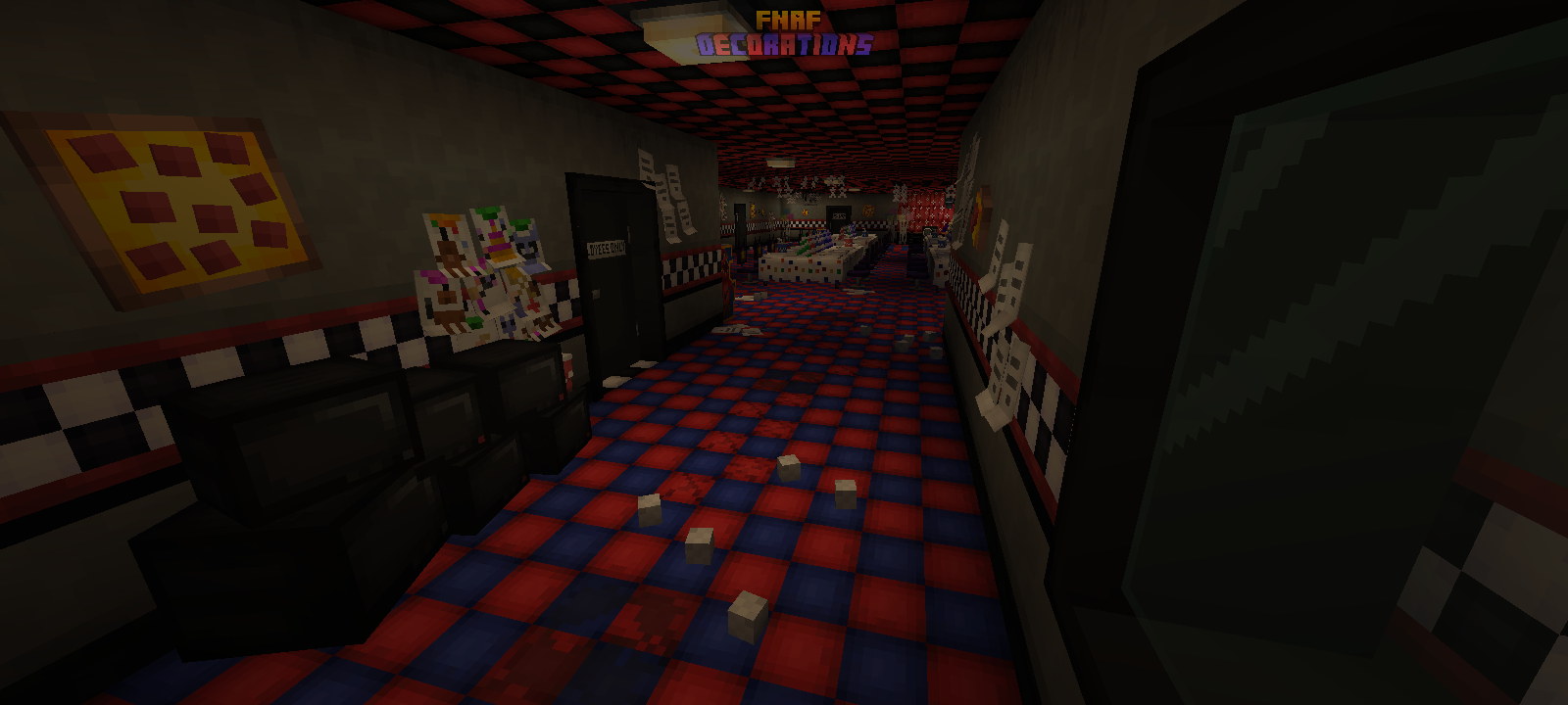 Five nights at Freddy's in Minecraft FNAF 1 | Scrolller