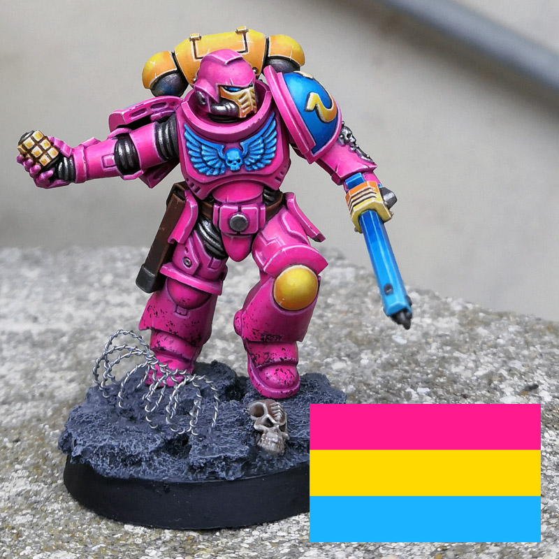 Pansexual pride Space Marine ! | Scrolller