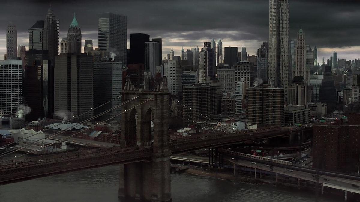 Gotham from the tv series gotham looks more massive than NYC (P.S. I wish I could find more ...