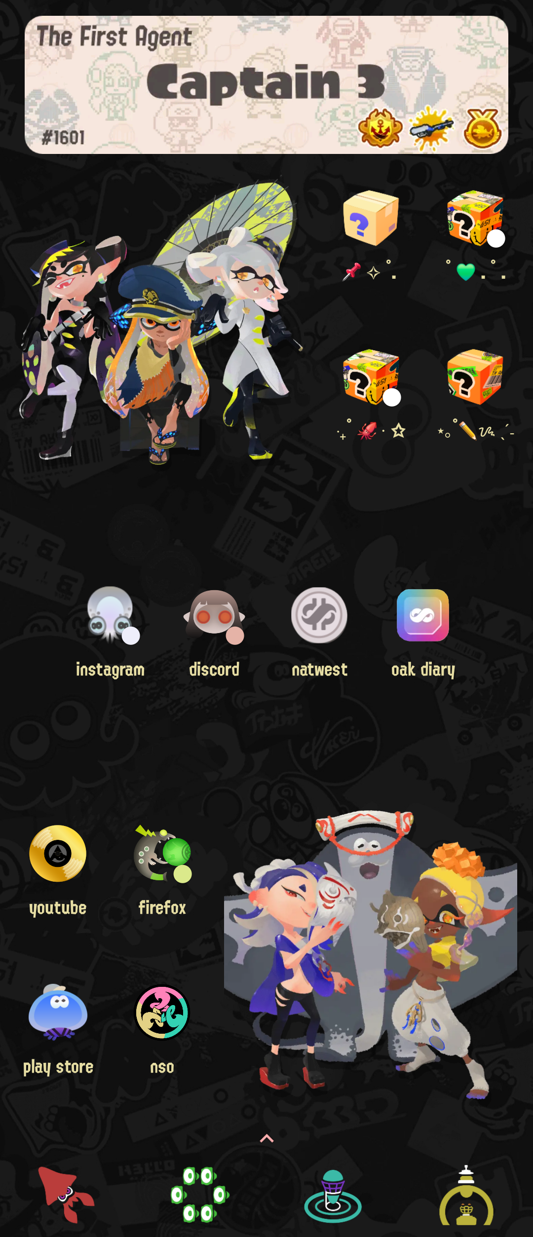 Splatoon-ified my phone !! | Scrolller
