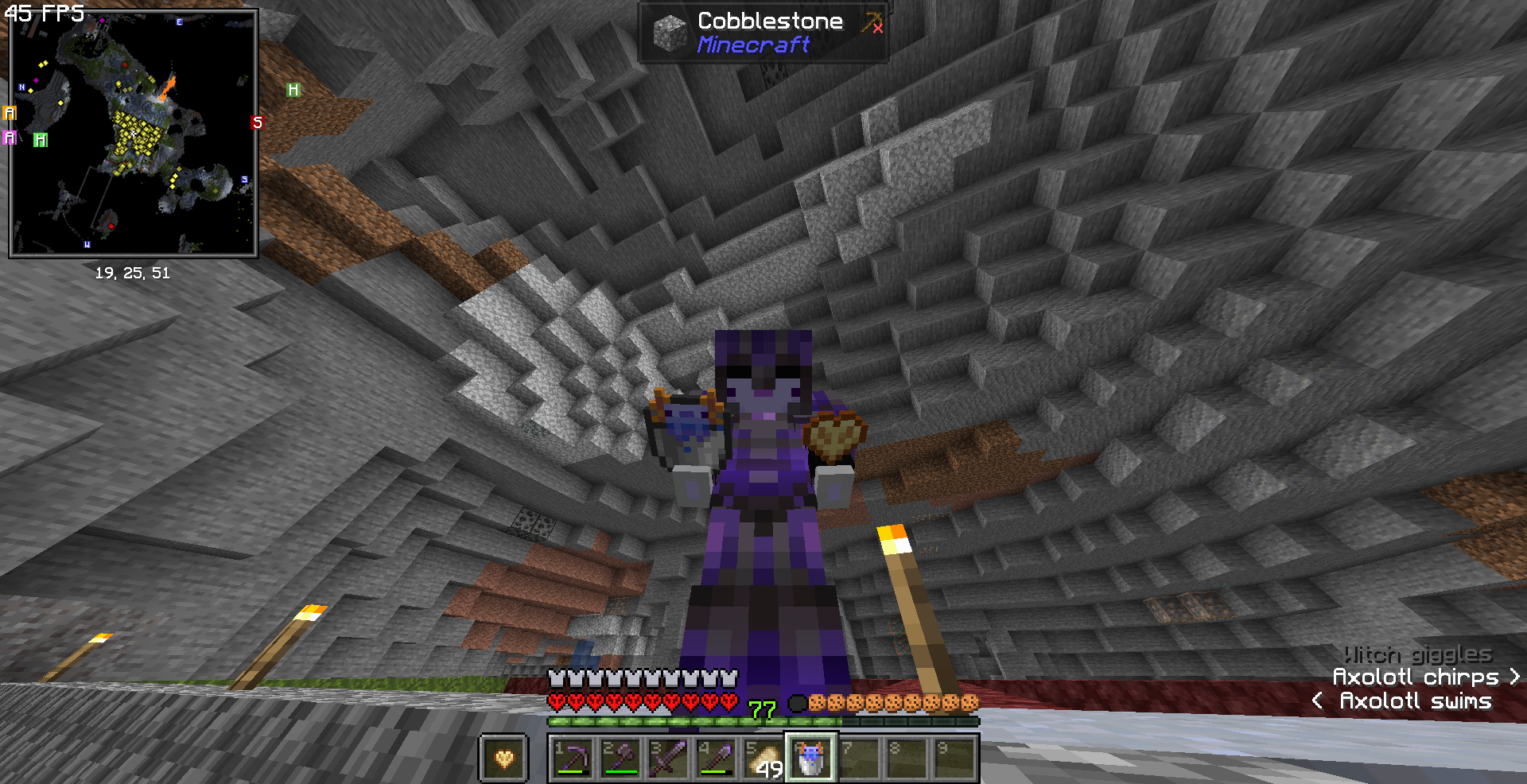 Finally got the Blue Axolotl for the first time and on Hardcore too! (took me 496 breeds ...