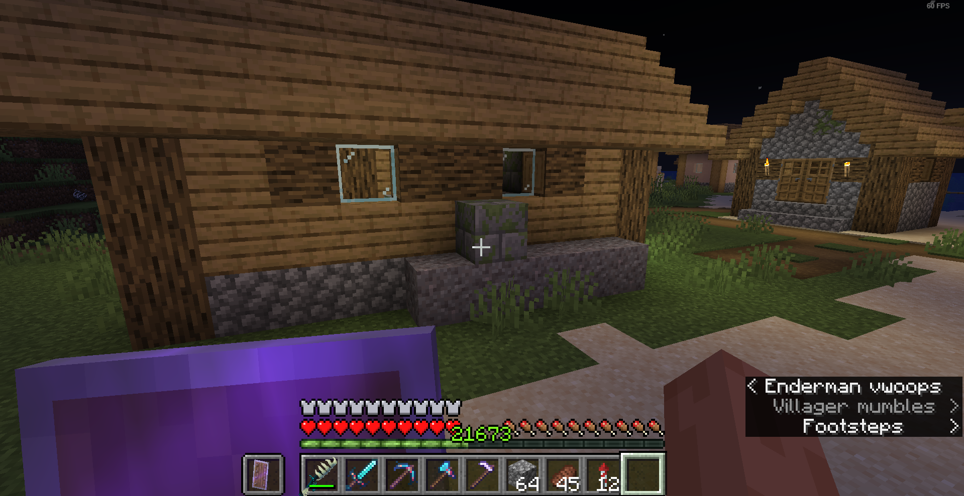 Surface "underwater" ruins colliding with a villager house | Scrolller