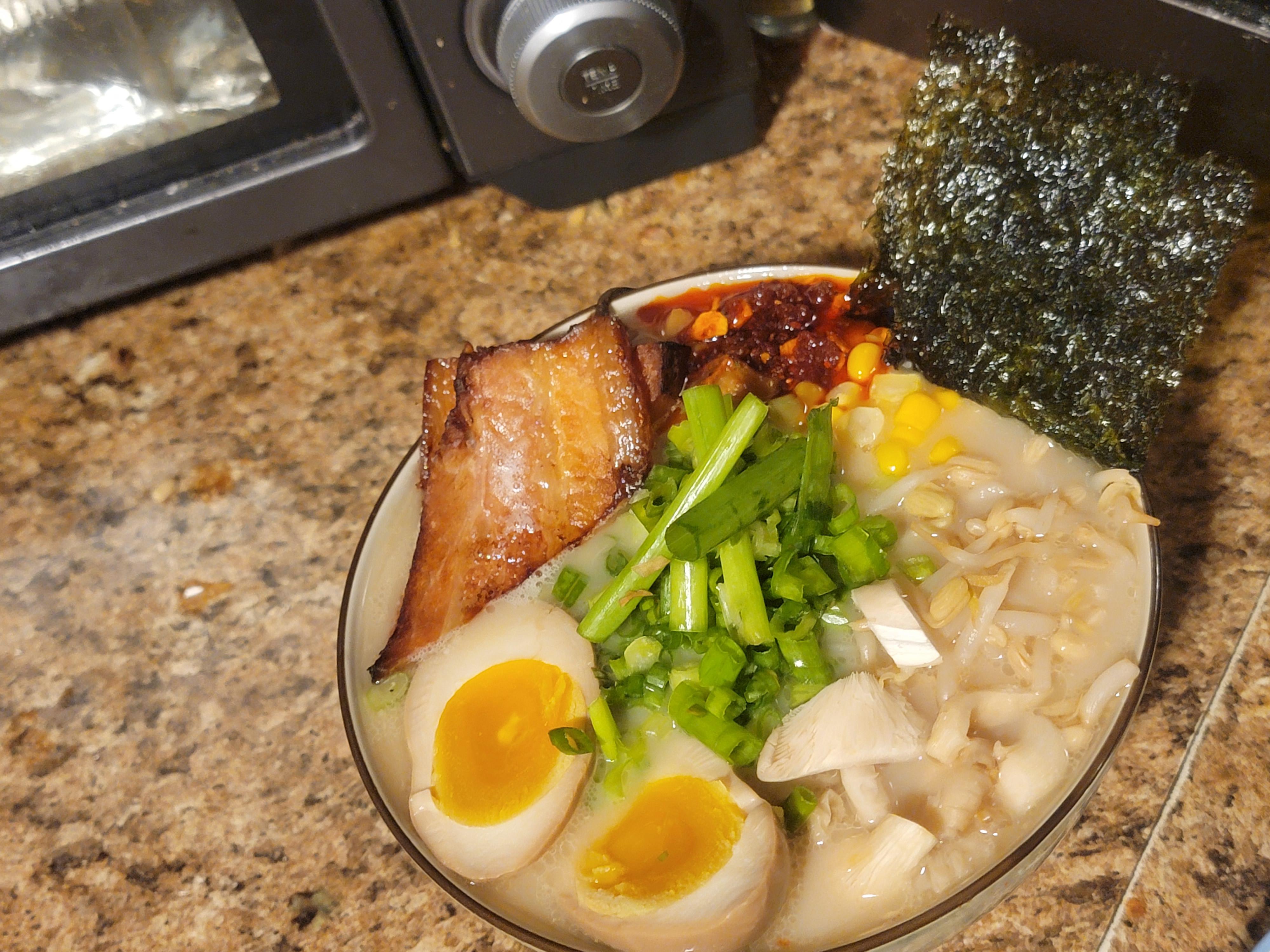 [homemade] wild mushroom ramen with char shu | Scrolller