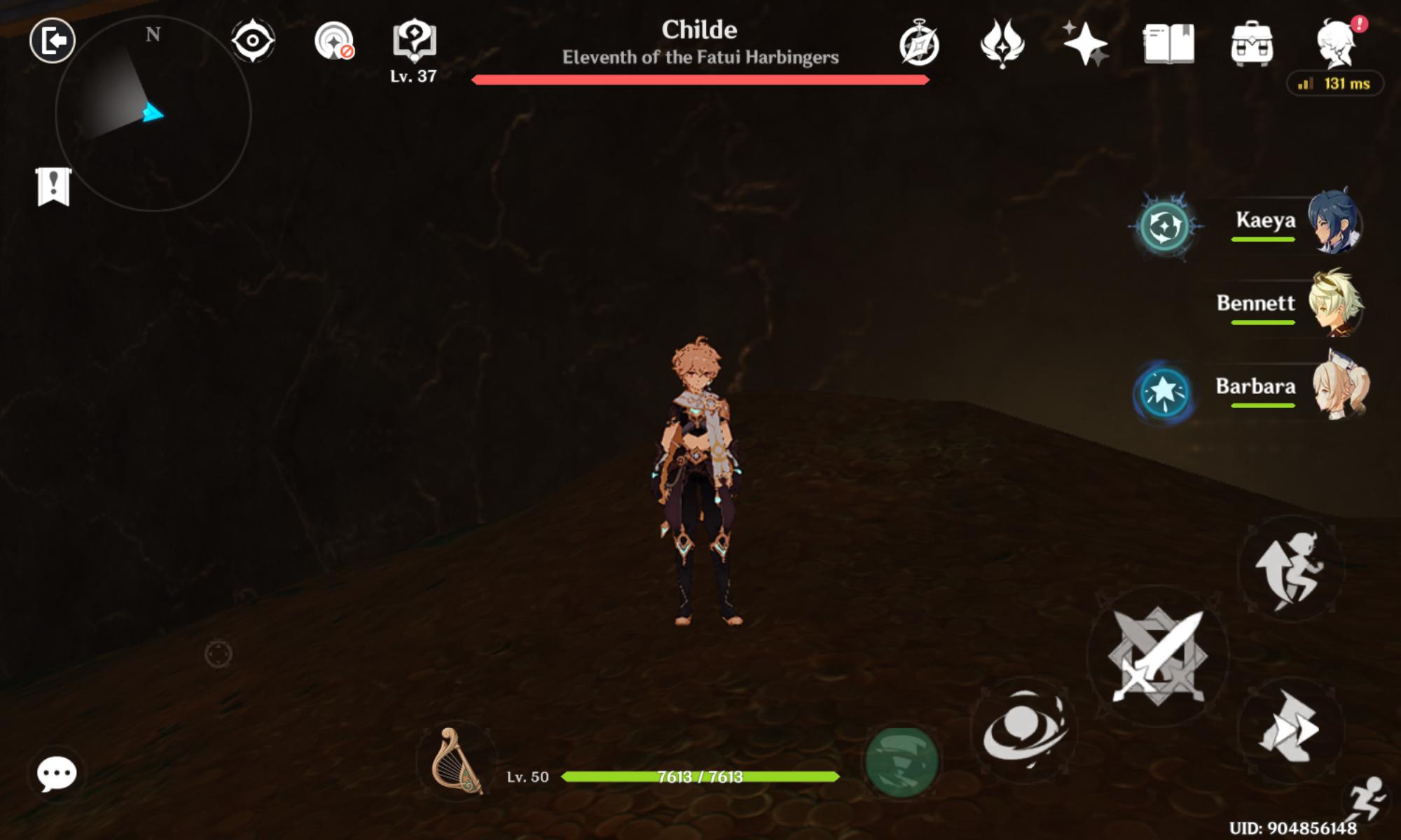 Childe bossfight. Very normal. Nothing weird at all. | Scrolller