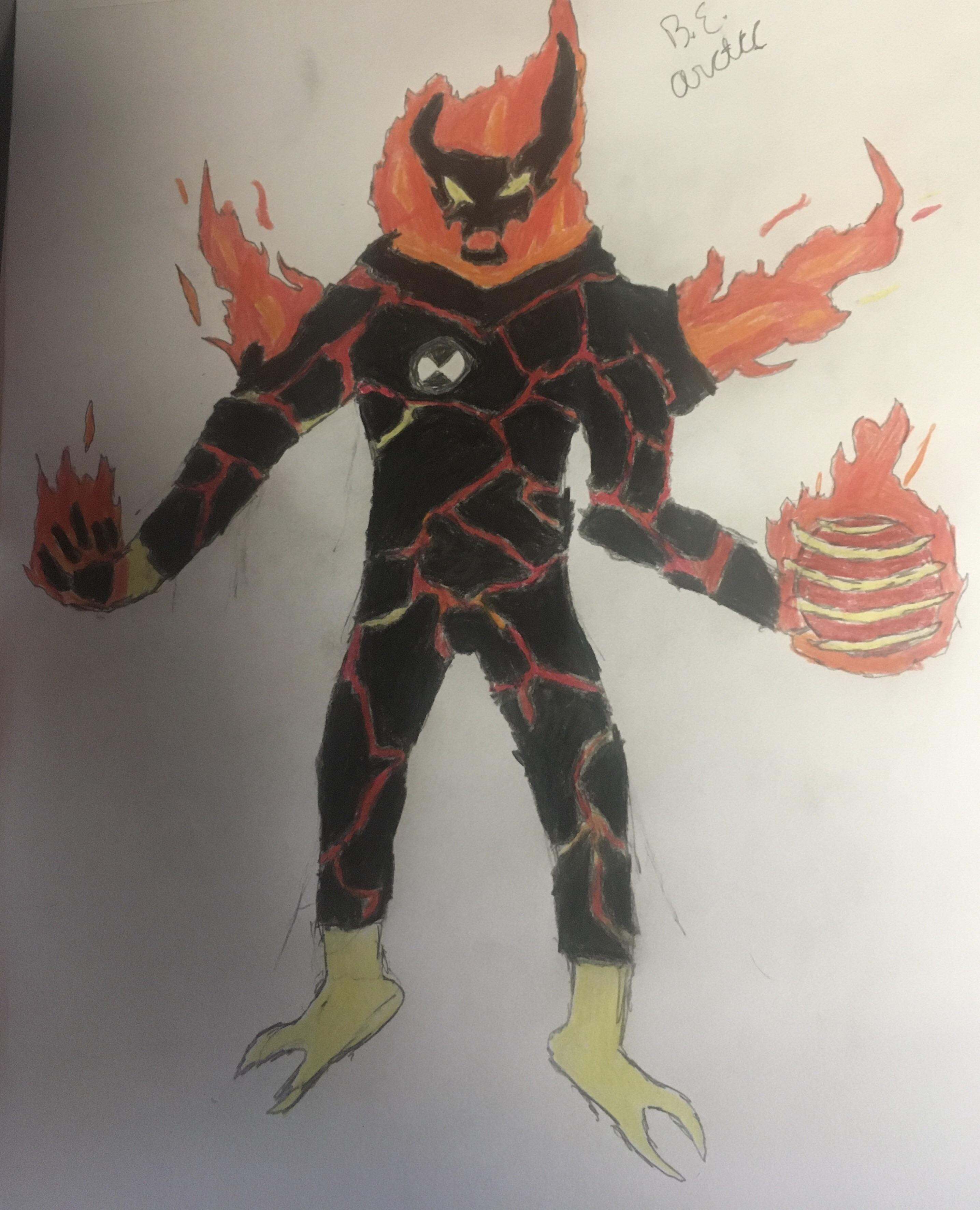 Fan art of heatblast | Scrolller
