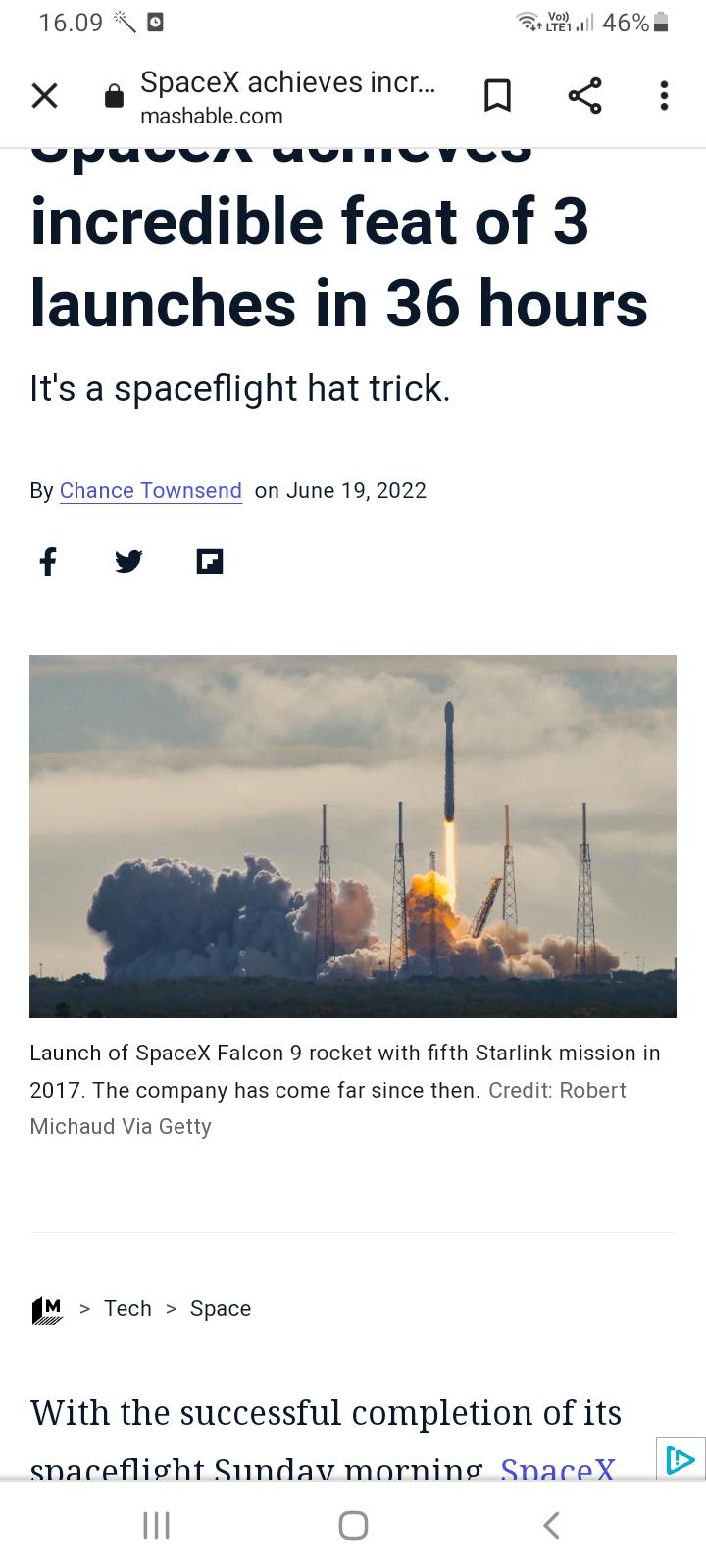 That is not a launch from 2017 | Scrolller