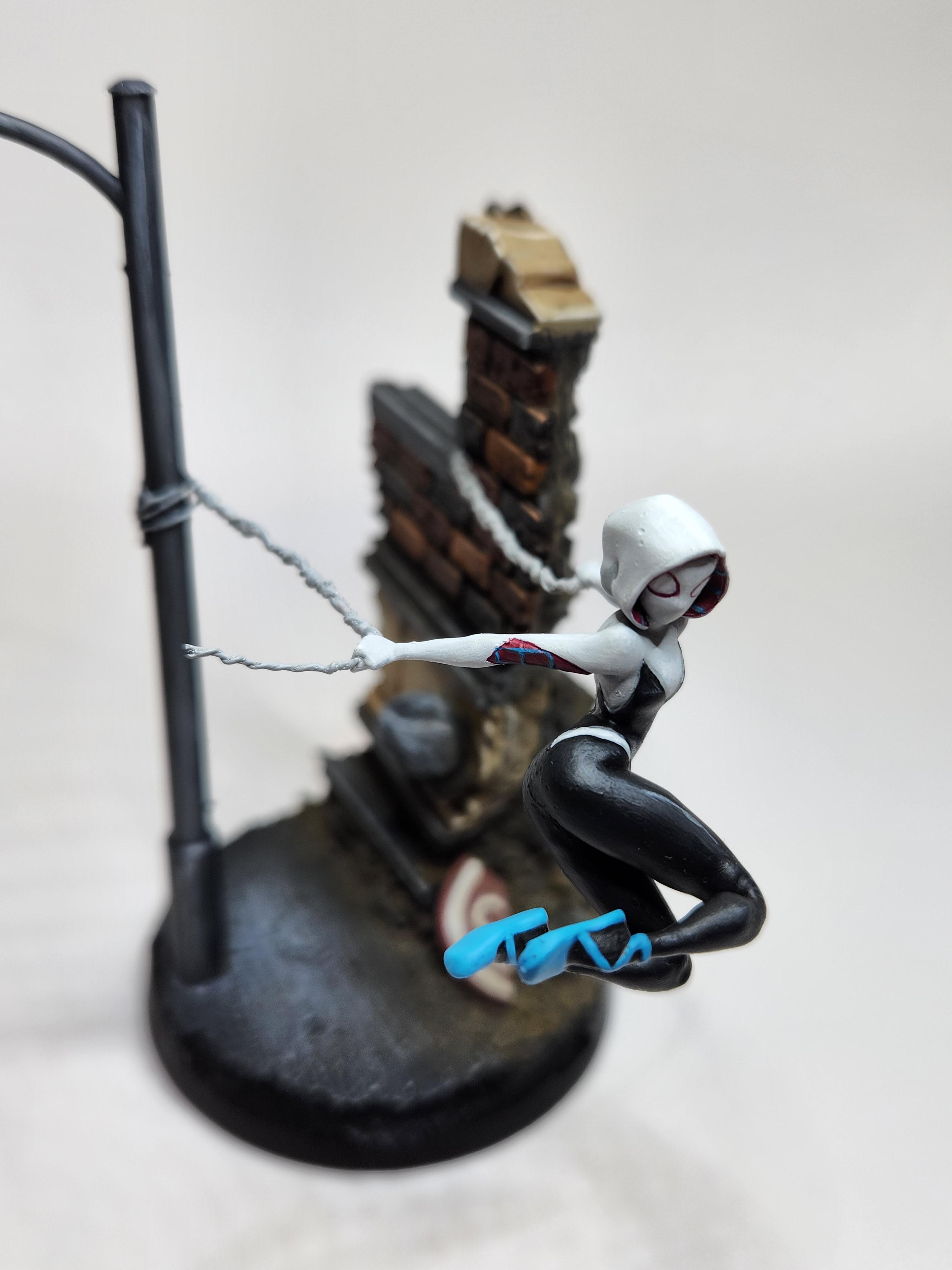 Painted up a Spider-Gwen diorama | Scrolller