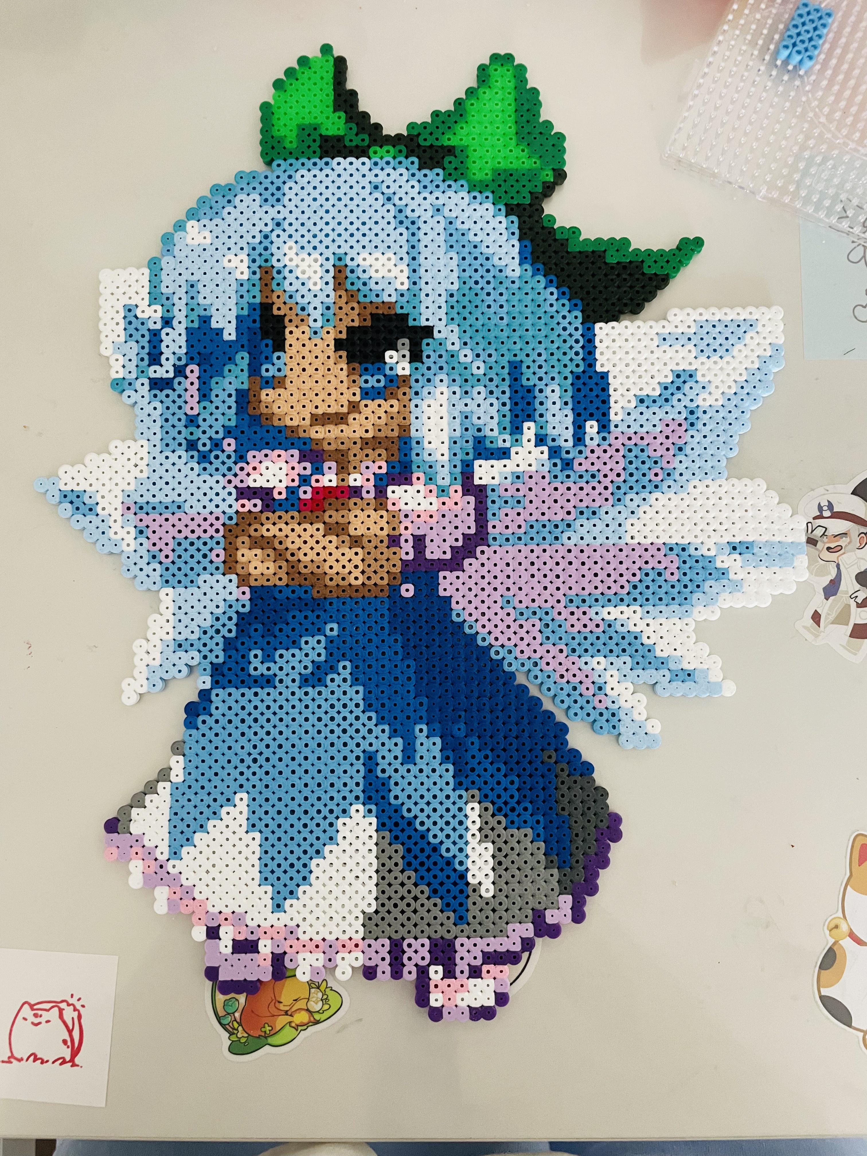 Perler Bead Cirno (Happy Cirno Day!) | Scrolller