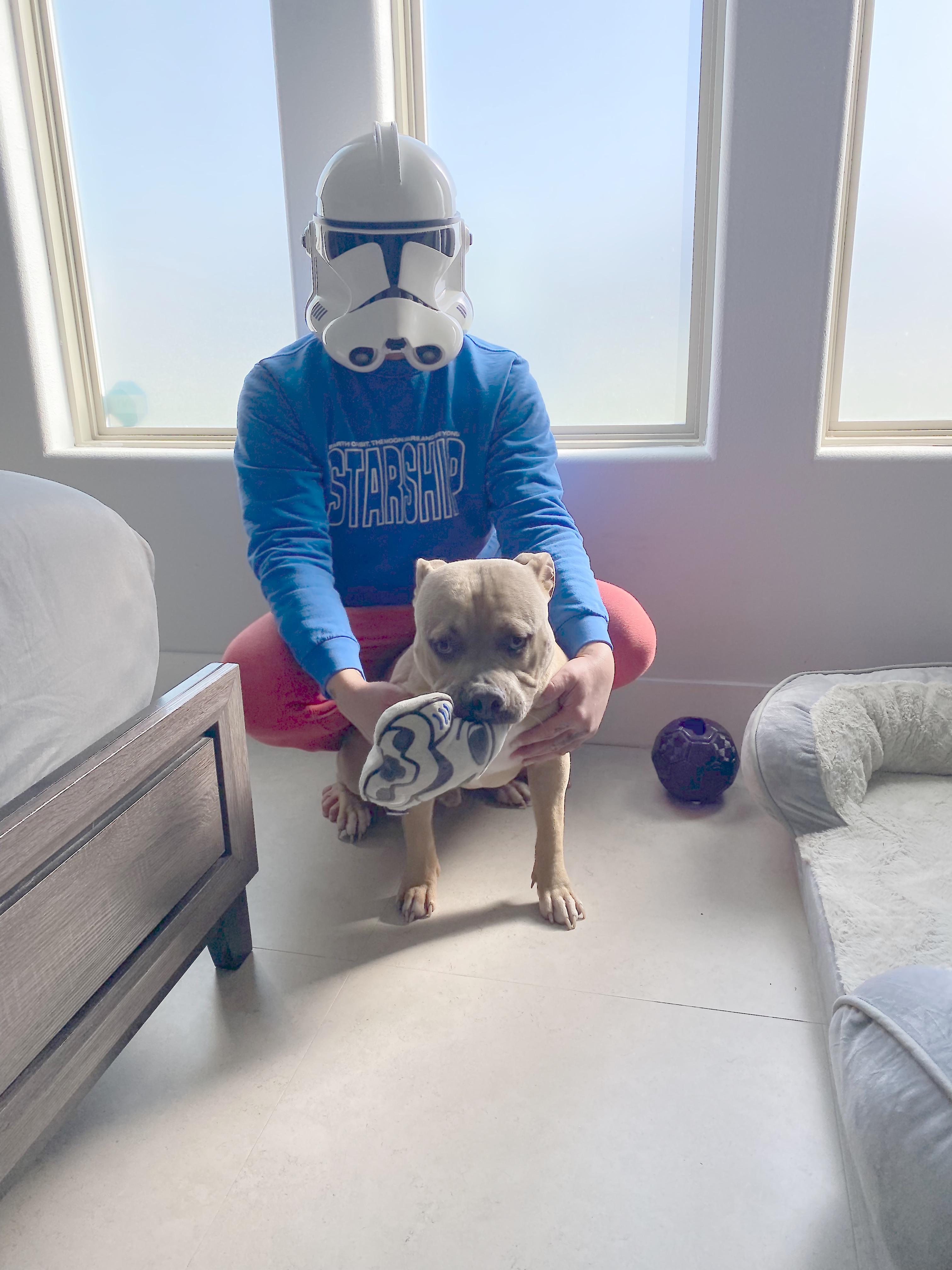 Jett getting his first stormtrooper 😍 | Scrolller